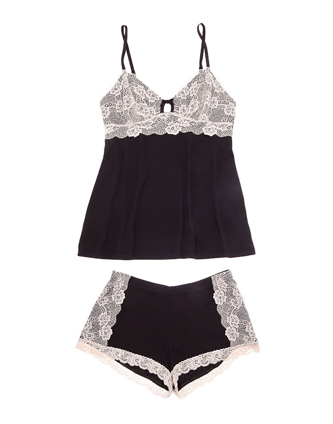 Serena Black Camisole and short set, S-XL | Adore Me