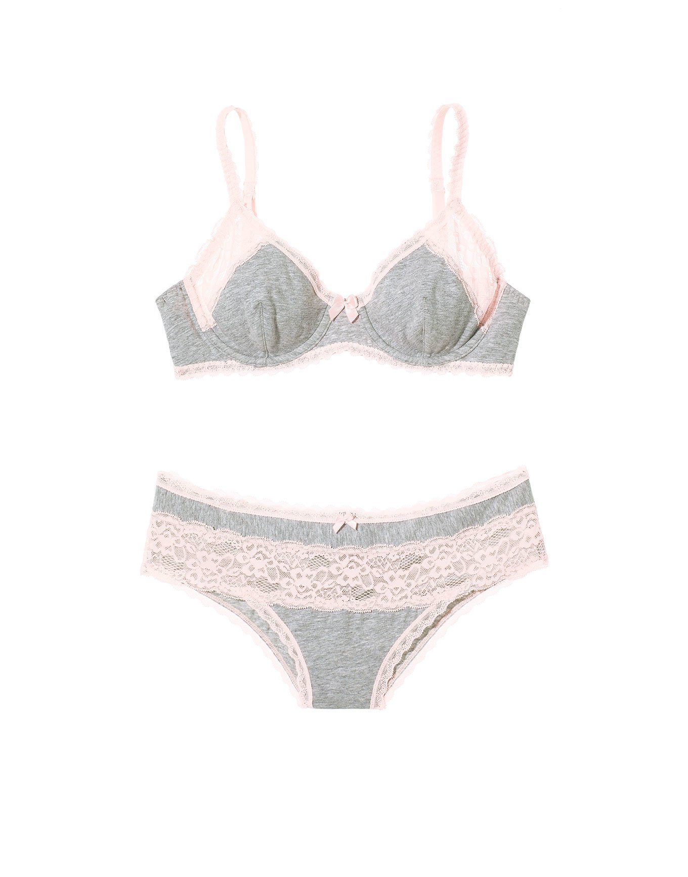 Braley Medium Gray Unlined Full Coverage, 30B-30DD | Adore Me