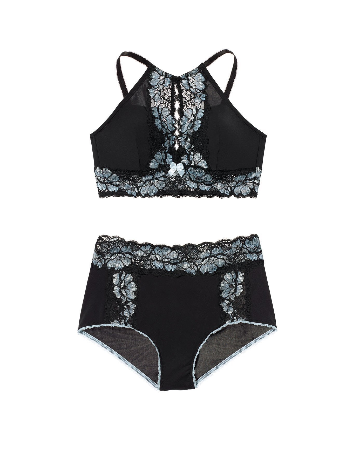 Cashmina Black Contour Bralette, XS | Adore Me