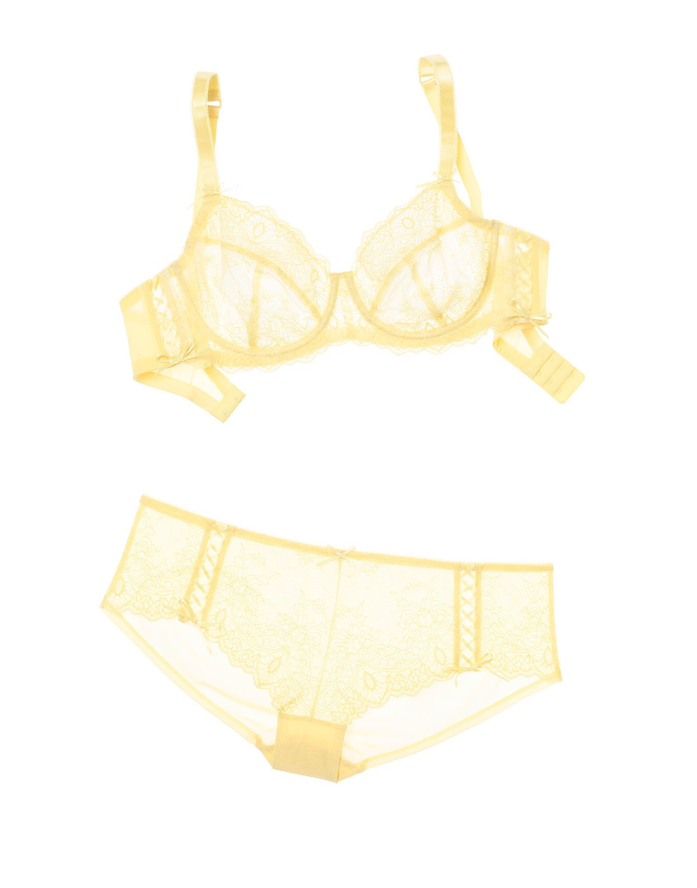 Loretta Light Yellow Unlined Demi, 40C-44DD | Adore Me