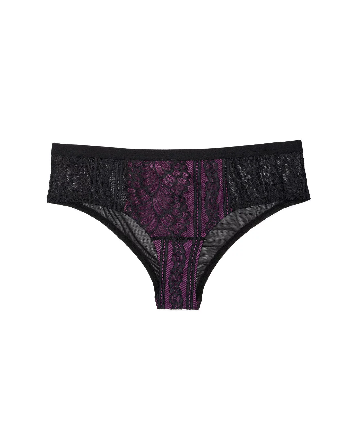 Sparrow Black Cheeky Panty, M-4X | Adore Me
