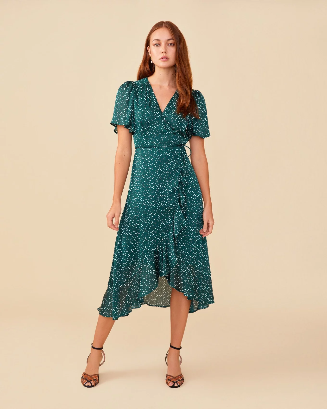 Audie Dress Green, XS-XL | Adore Me