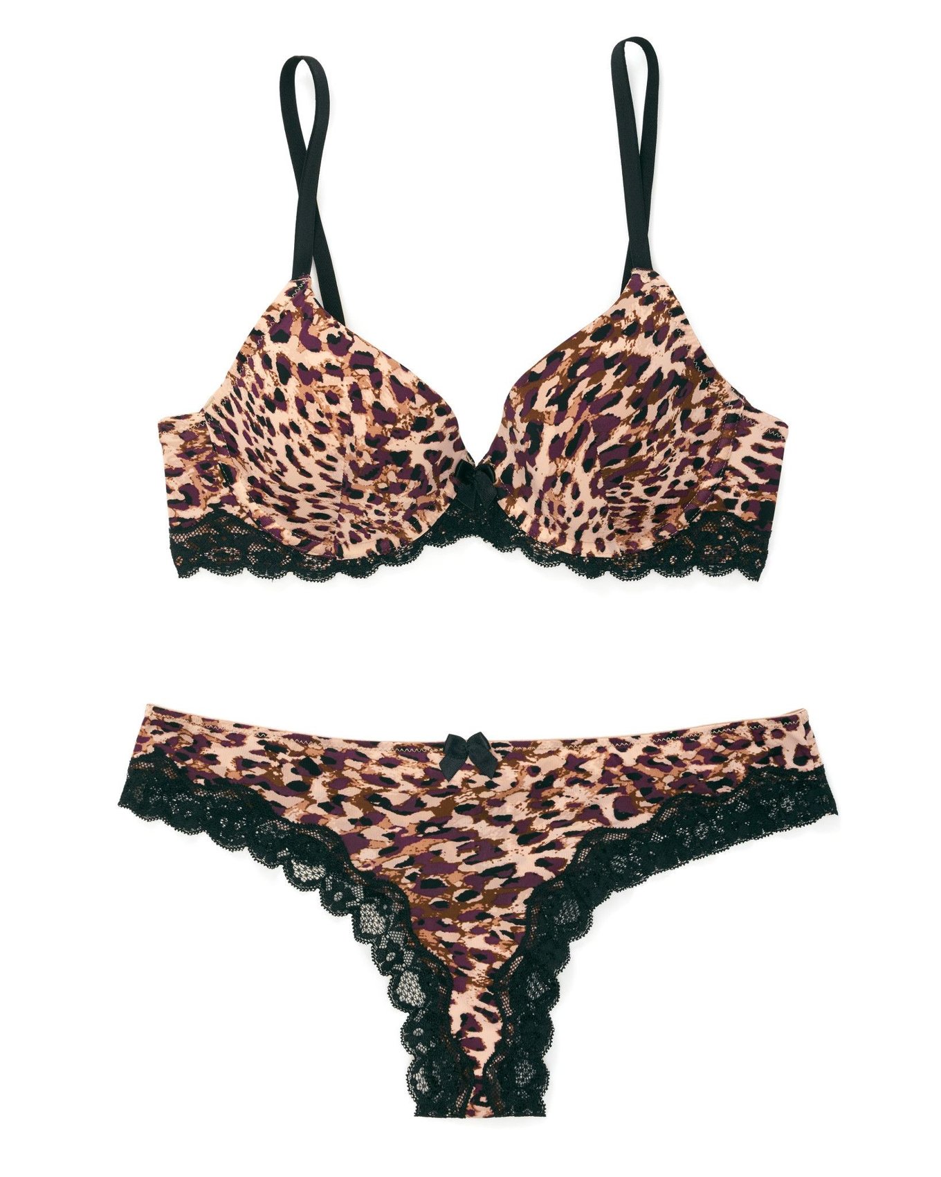 Kati Animal Brown 2 Contour Demi, 32A-36DDD | Adore Me