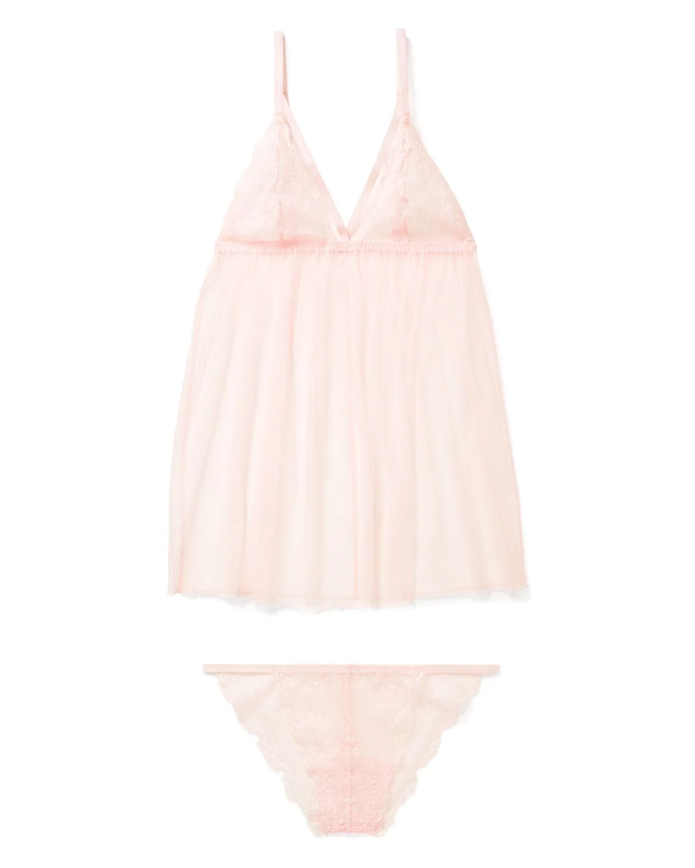 Evella Light Pink Babydoll Set, XS-XL | Adore Me