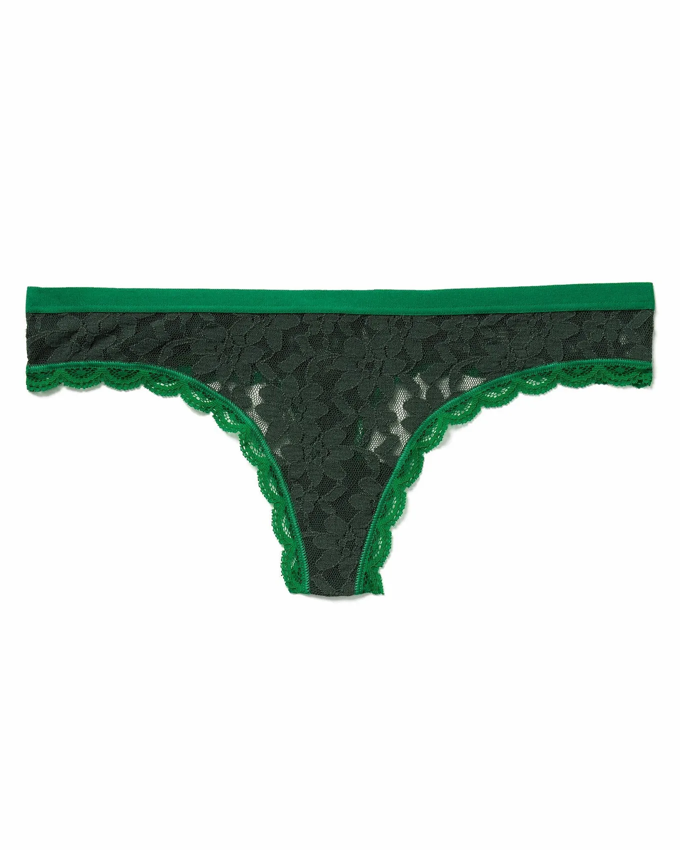 Nova Thong Dark Green 2 Plus Thong Adore Me