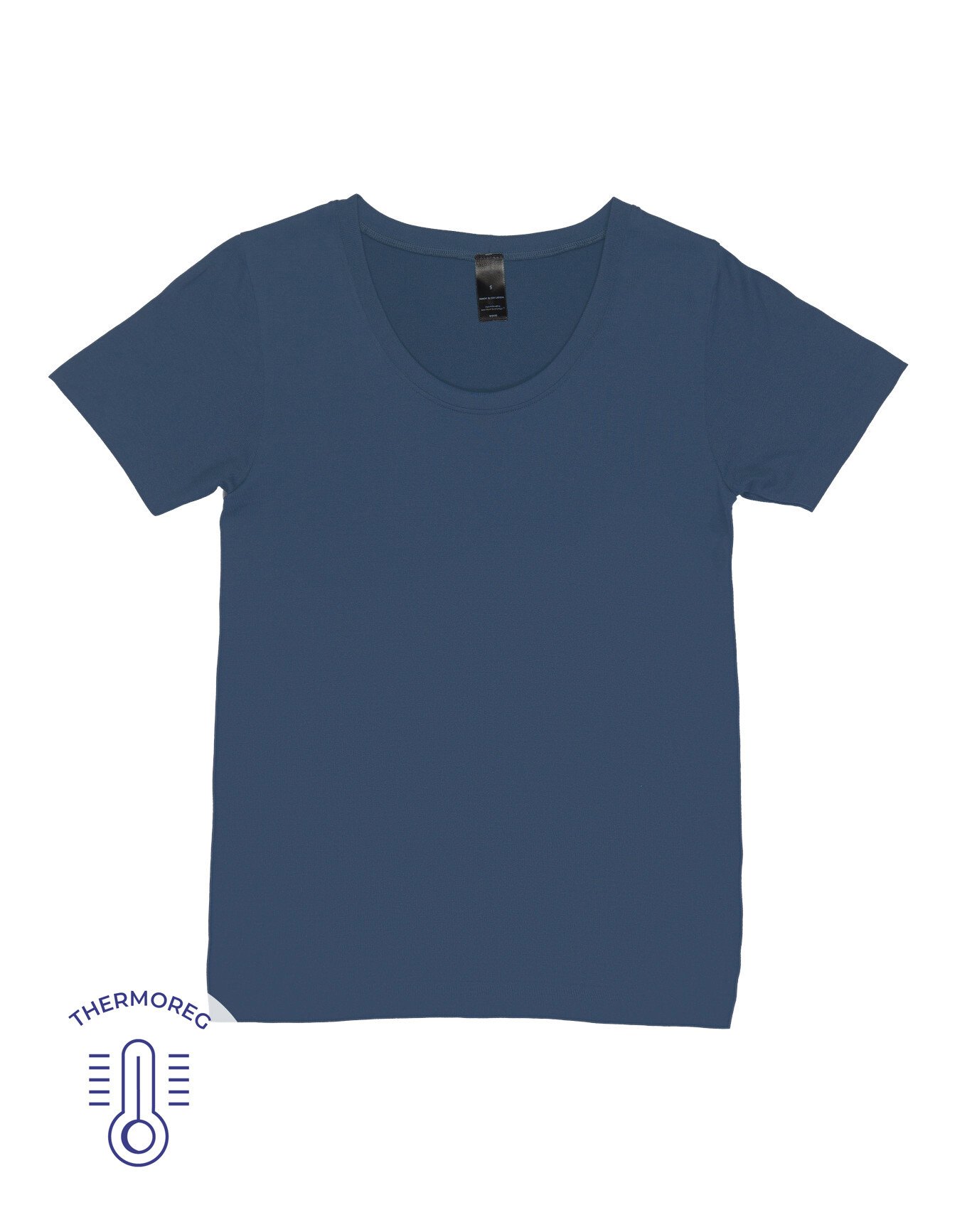 The Essential Tee Dark Blue Seamless Short Sleeve Tee, XS-XL | Adore Me