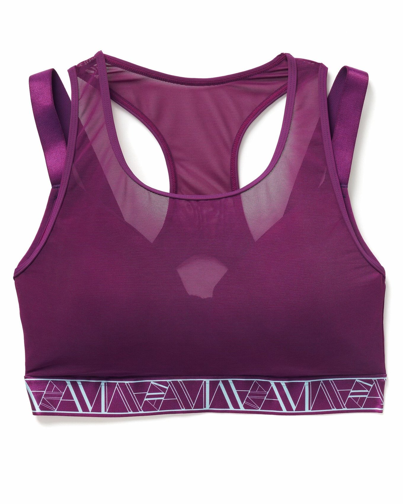 Micah Geo Purple Sports Bra, 38DD-46DDD | Adore Me