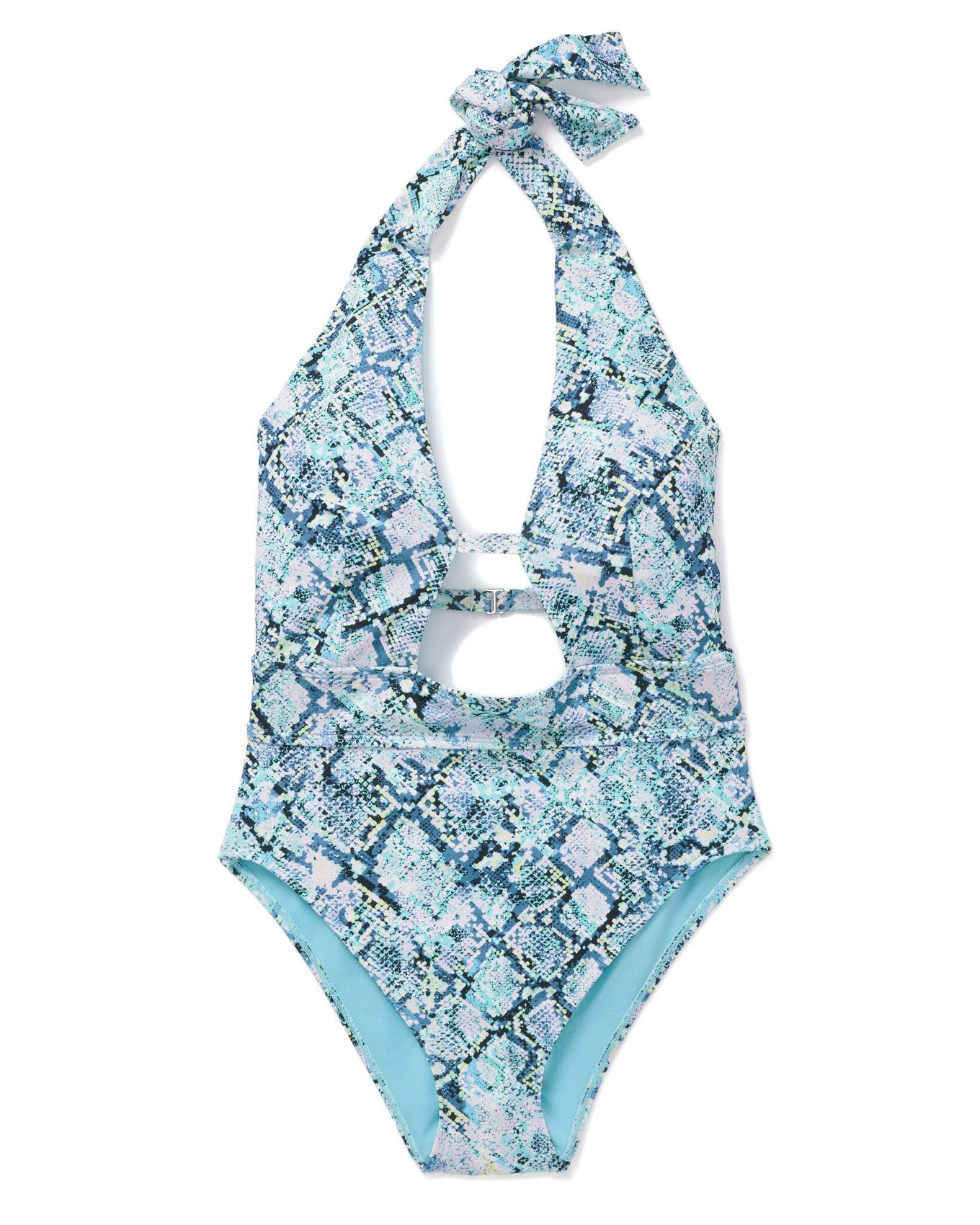 Brinlee Animal Blue One Piece | Adore Me