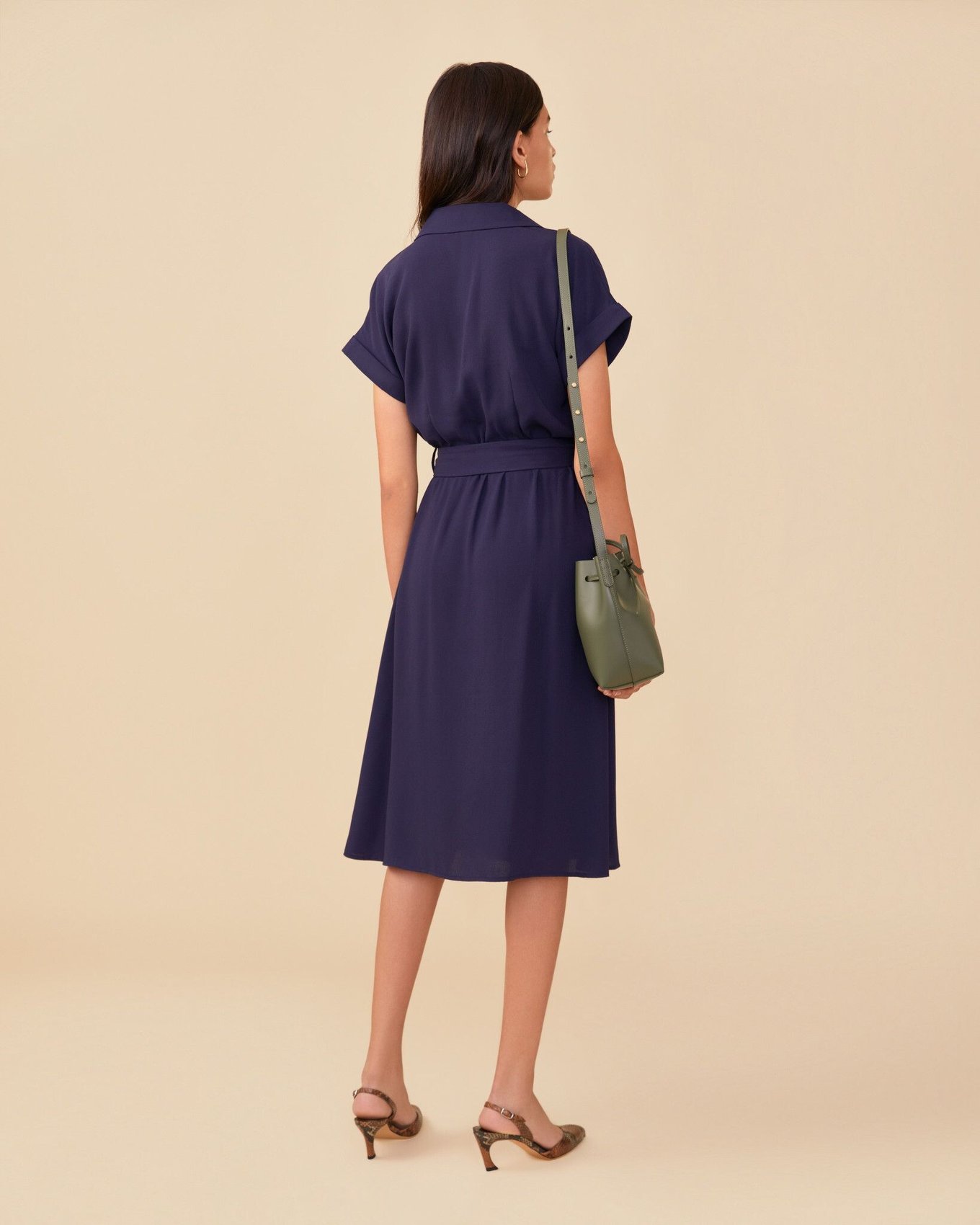 Stacey Dress Blue Shirt Dress, XS-XXL | Adore Me