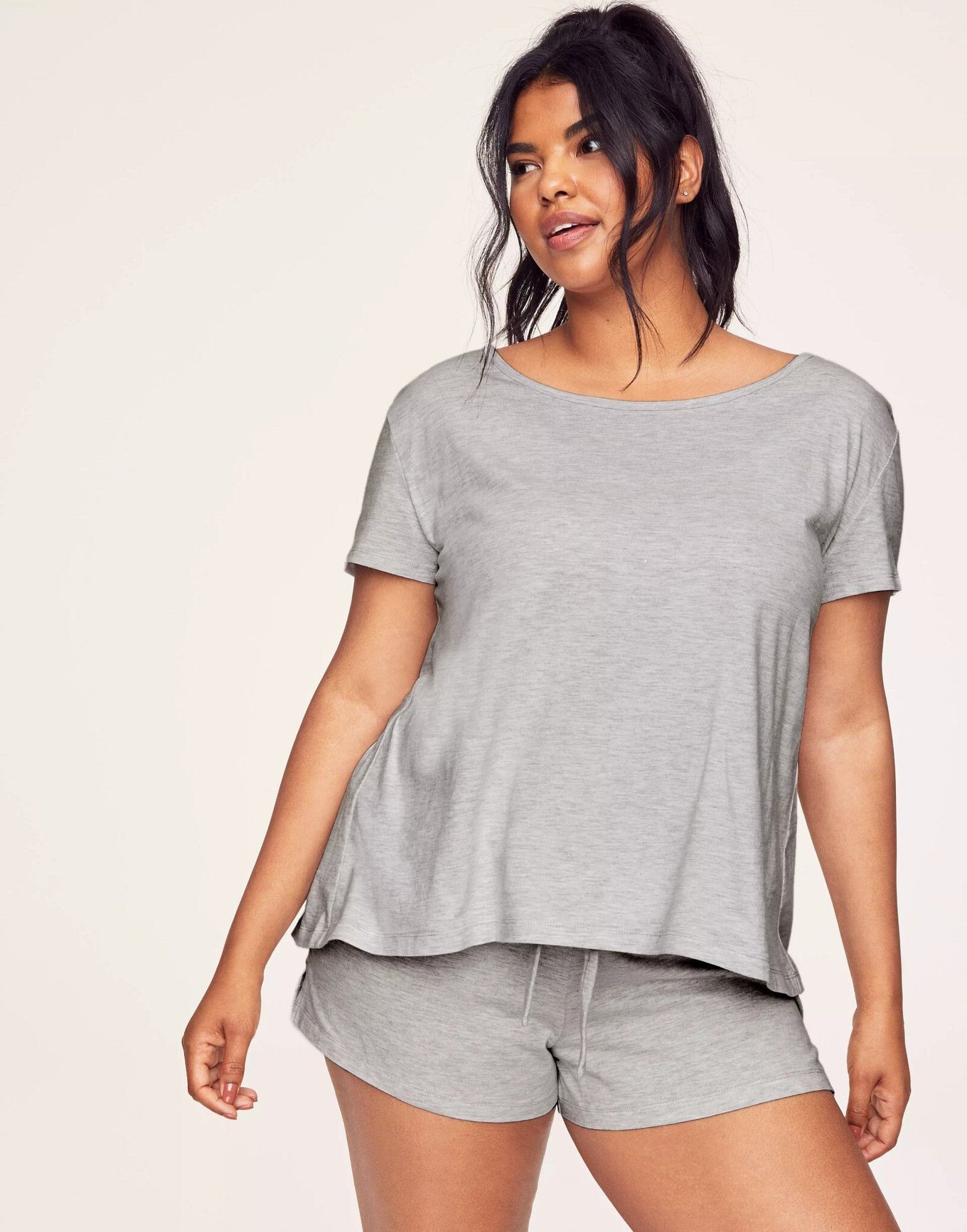 Blair Gray PJ Set, XL-4X | Adore Me
