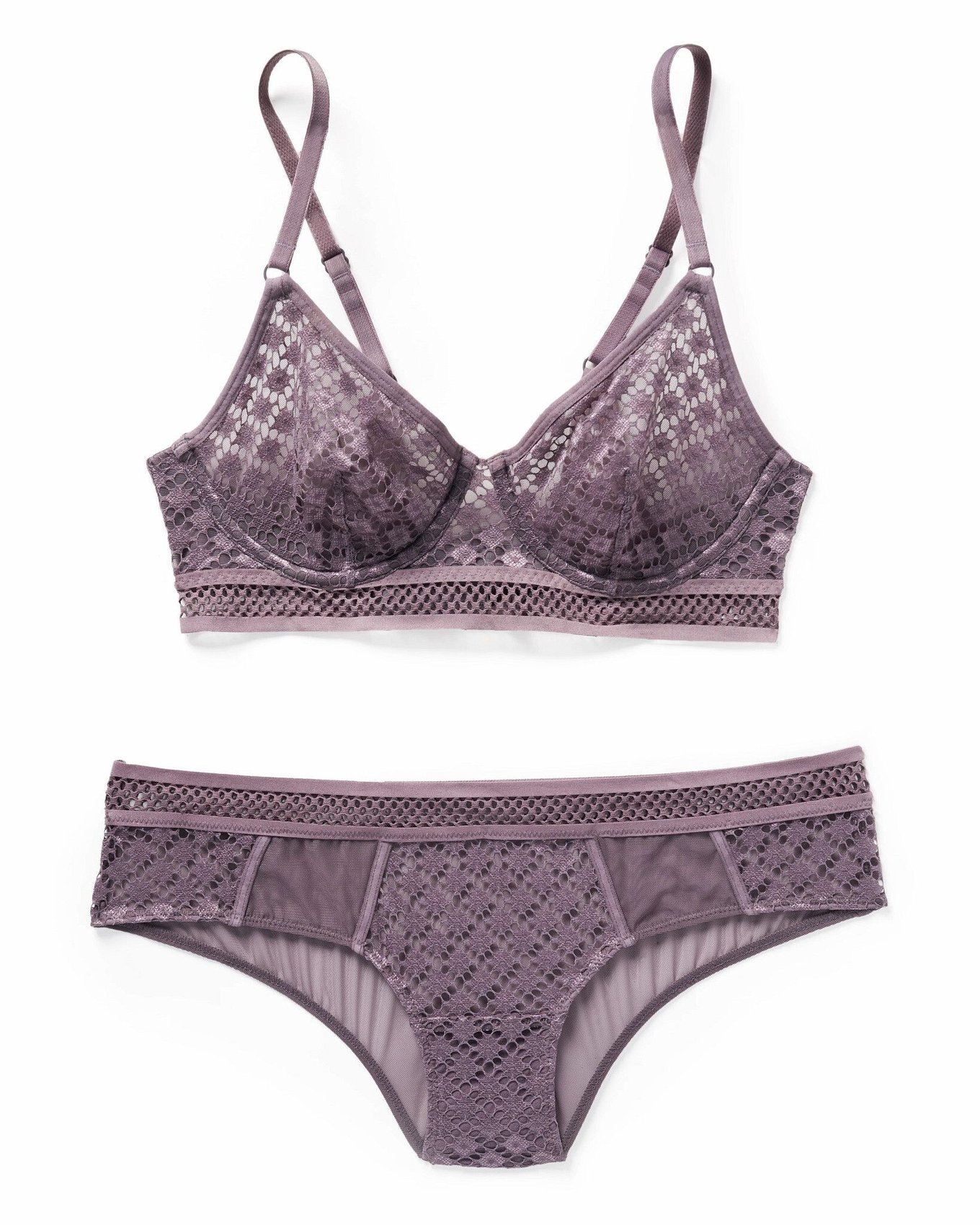 Tatum Dark Purple Plus Unlined Full Coverage, 38DD-44DDD | Adore Me