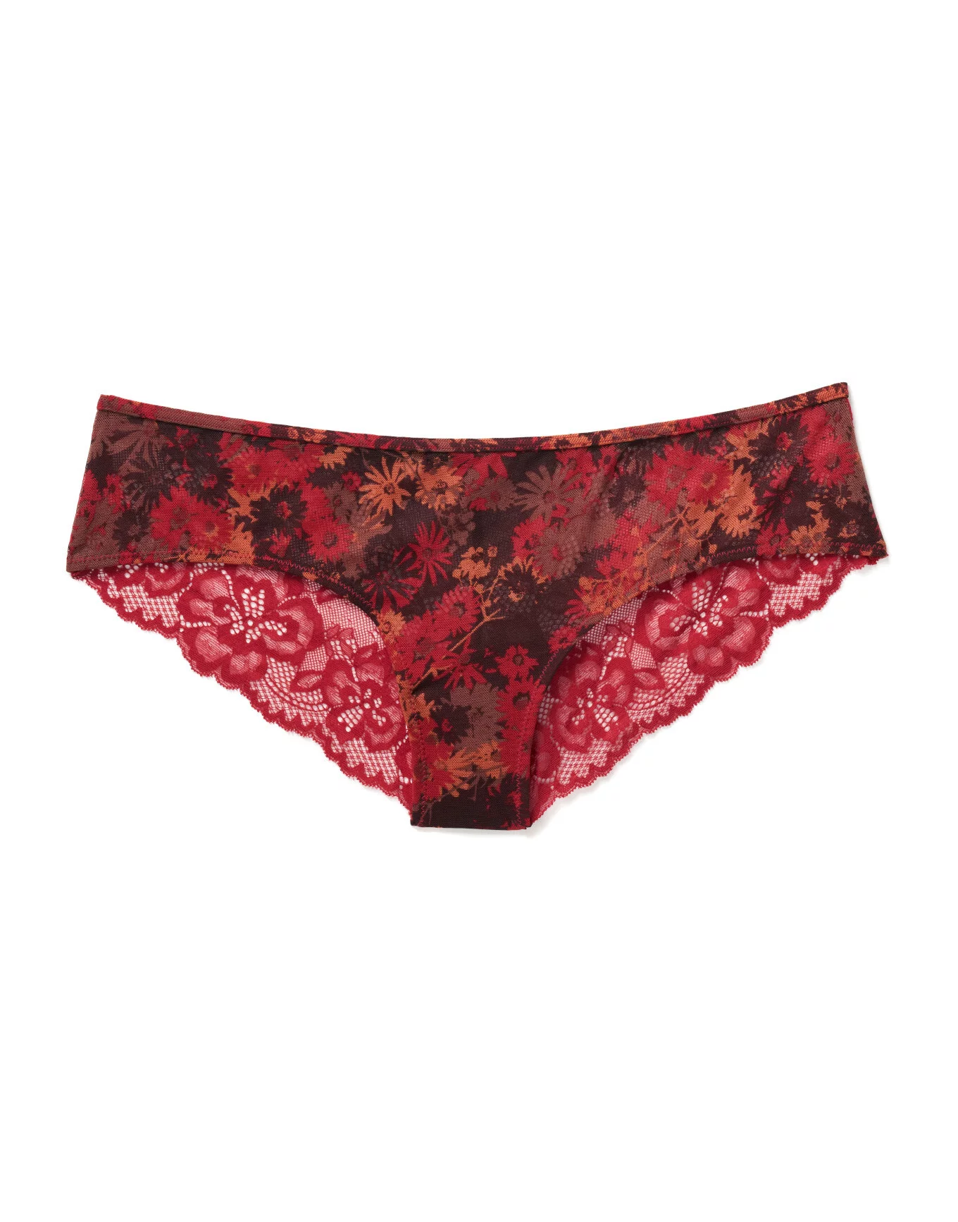 Eve Ditsy Brown Cheeky Panty, XS-XL | Adore Me