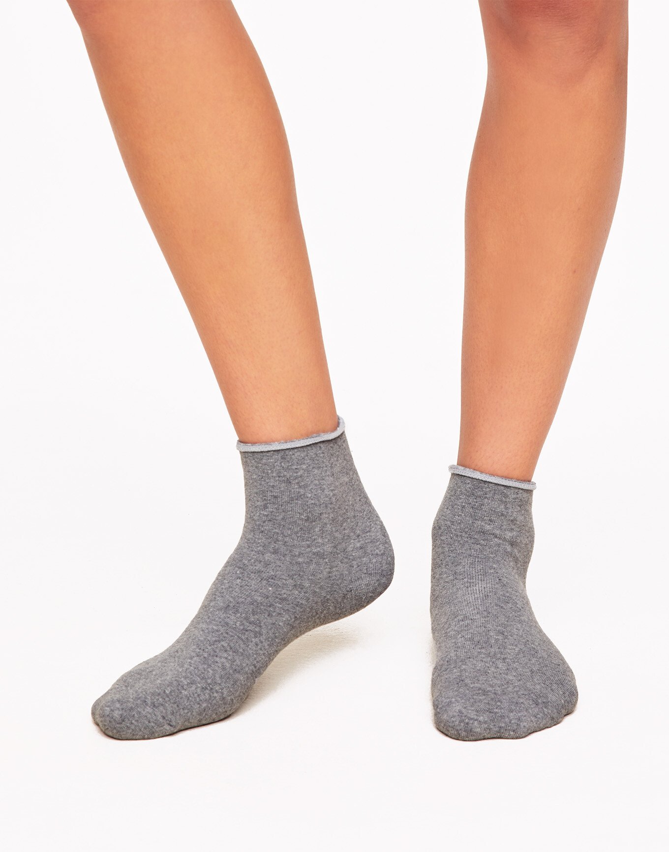 Claire Core Socks (Pack of 3) Gray Tube Socks, O/S | Adore Me