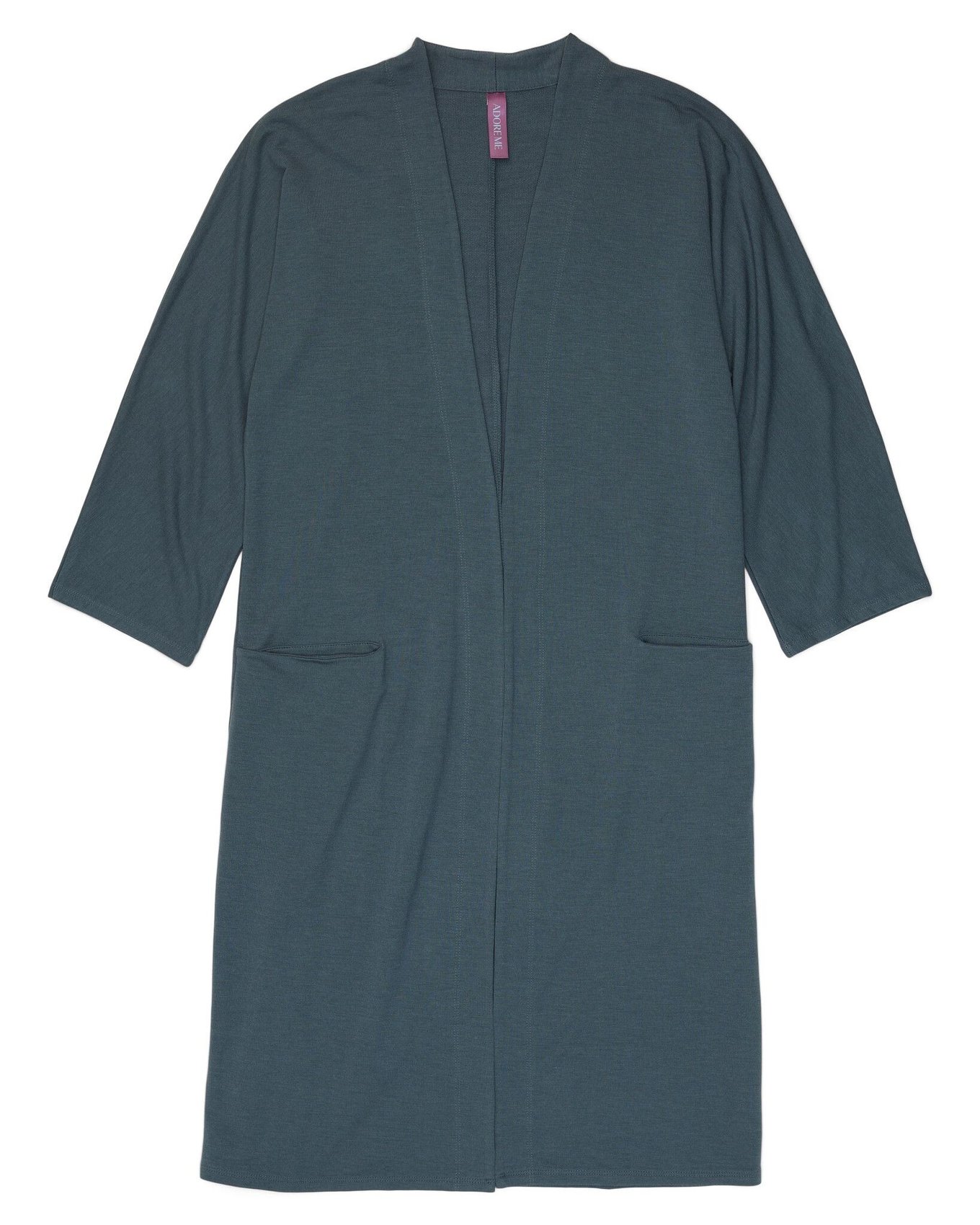 Cassidy Dark Gray Robe | Adore Me