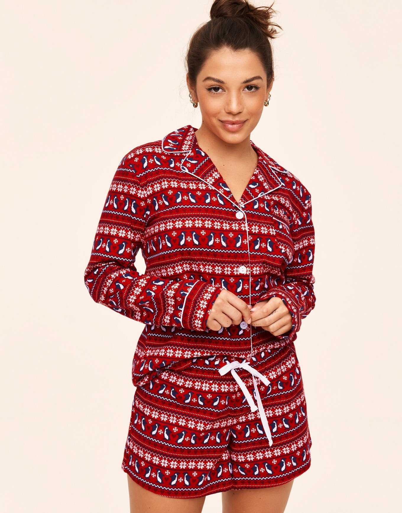 Maggie Novelty Red PJ Set, XS-4X | Adore Me
