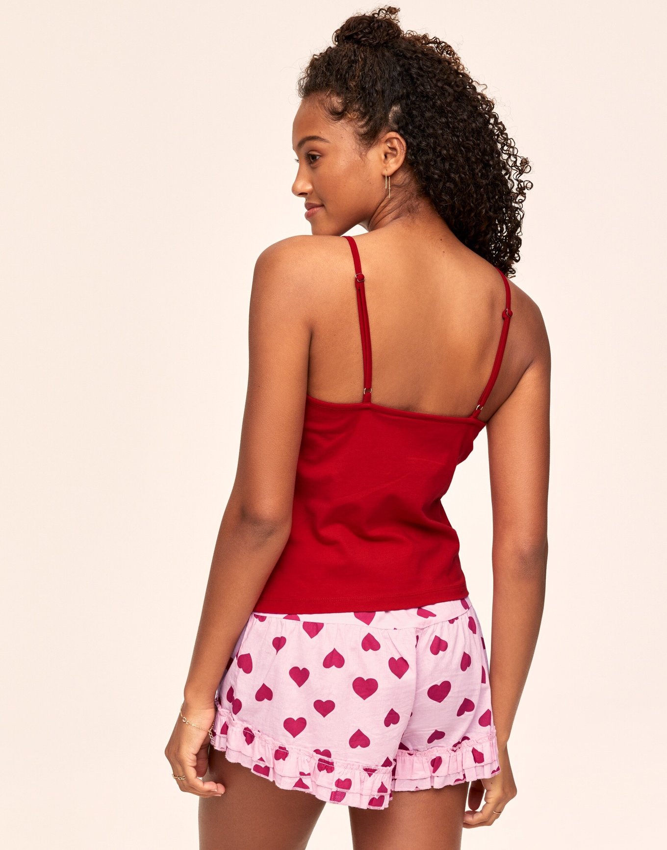 Janell Dark Red Cami and Short Set | Adore Me