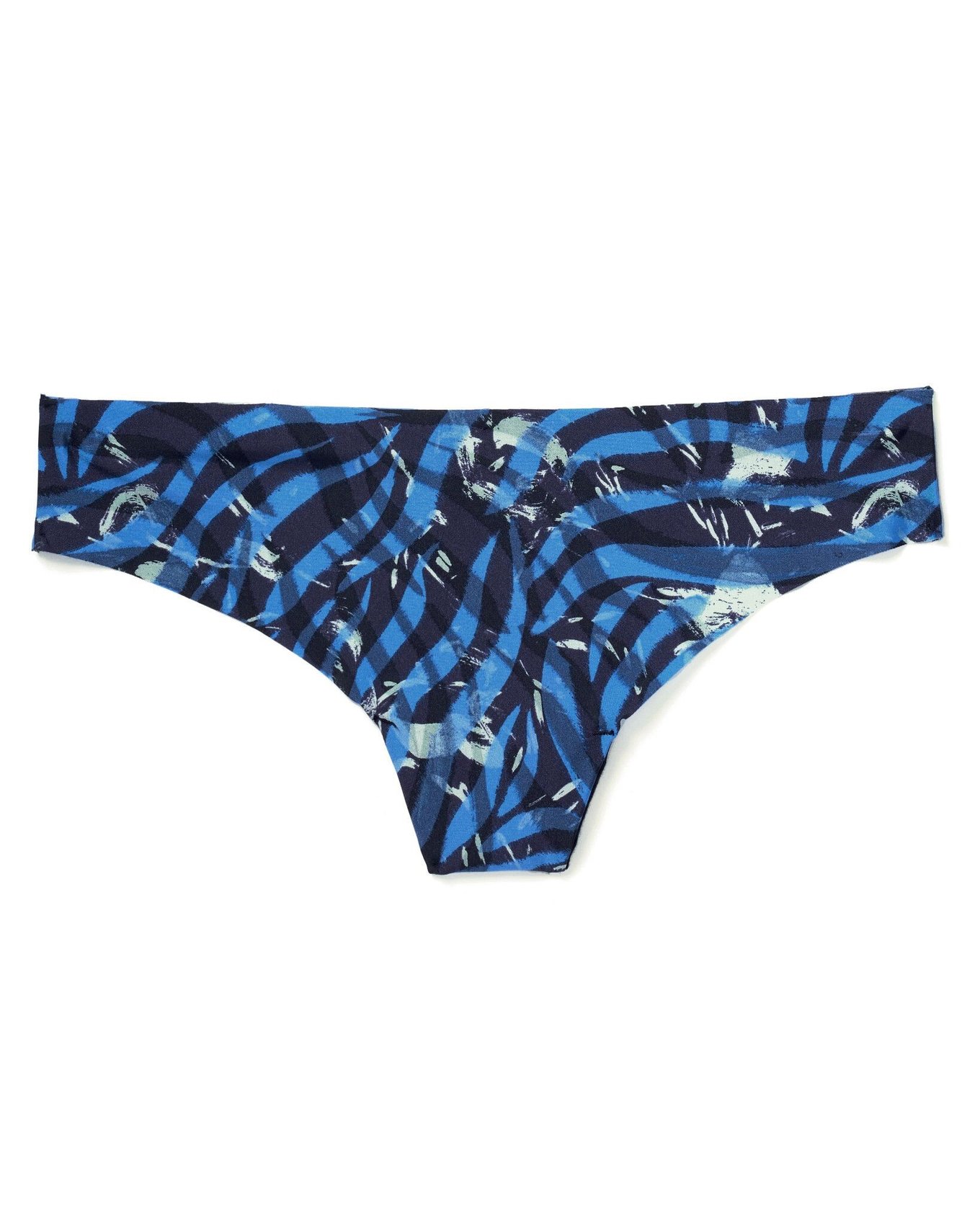 Annie Thong Animal Blue Plus Thong | Adore Me
