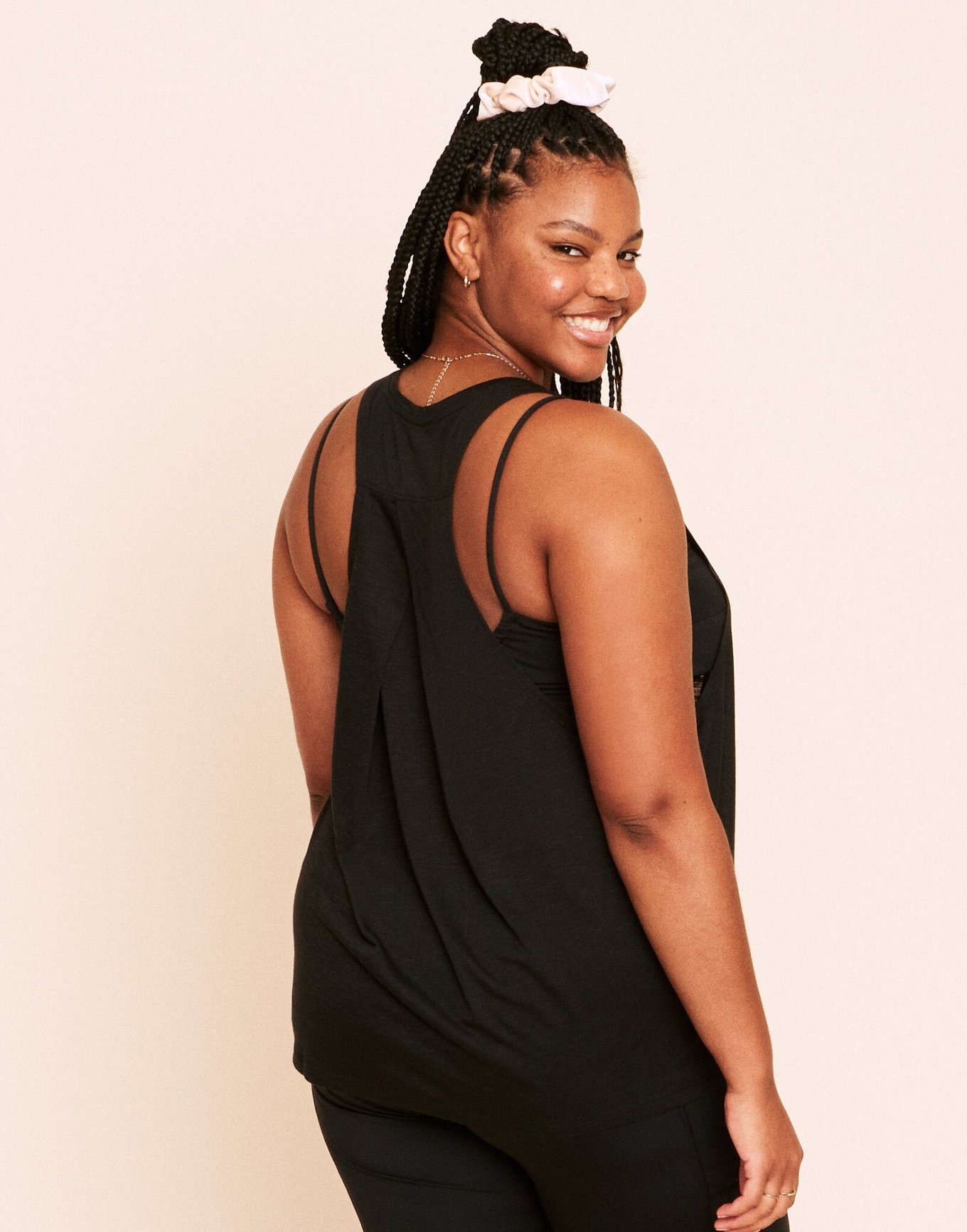 Emmaline Dropped Armhole Tank Black Dropped armholes, XXS-XS | Adore Me