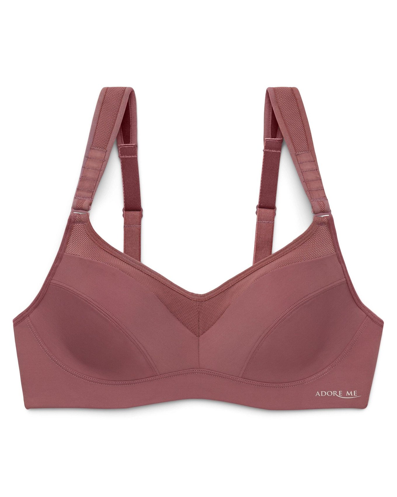 Maho Dark Brown High Impact Sports Bra, 32D | Adore Me