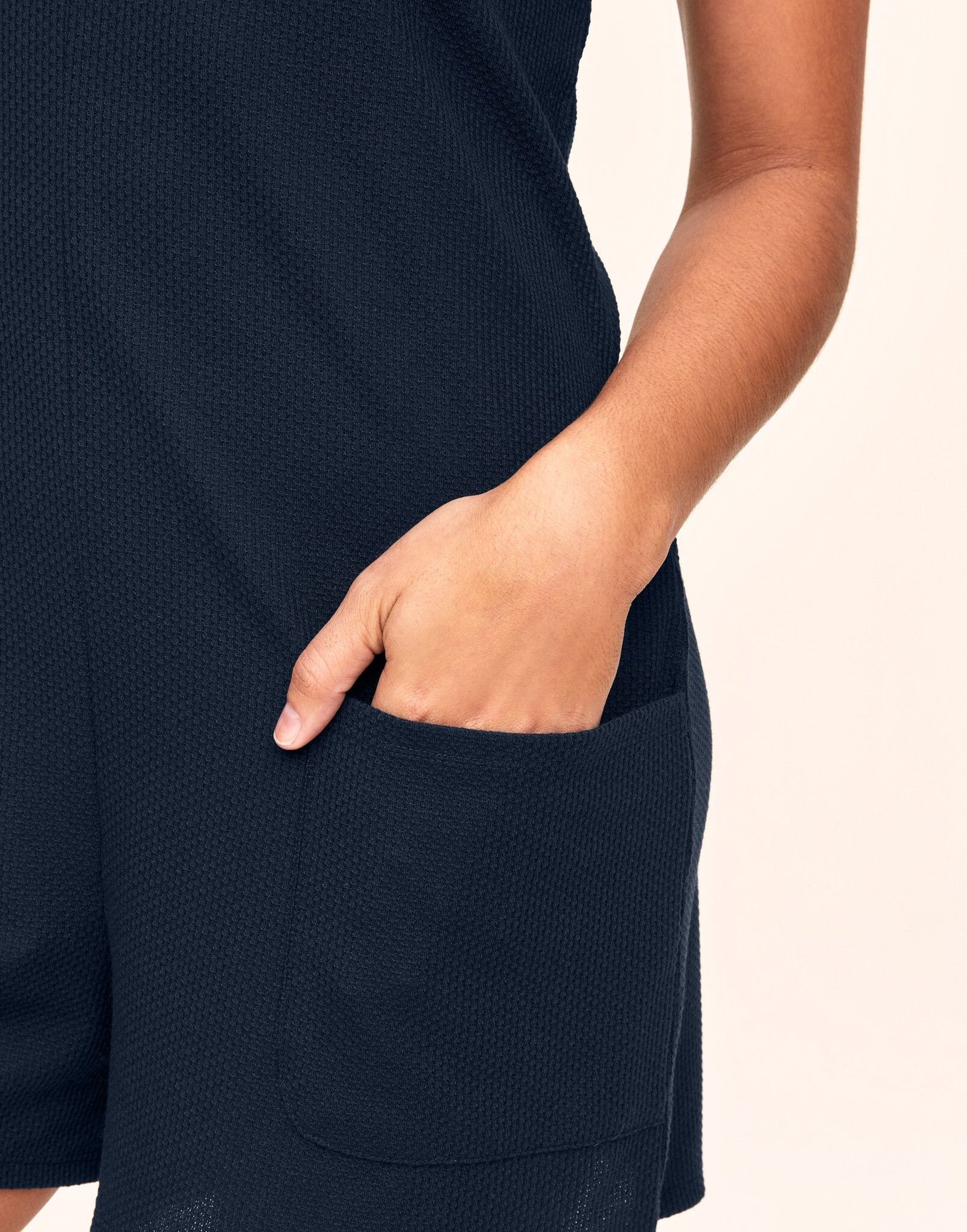 Alisa Dark Blue Romper, XS-L | Adore Me