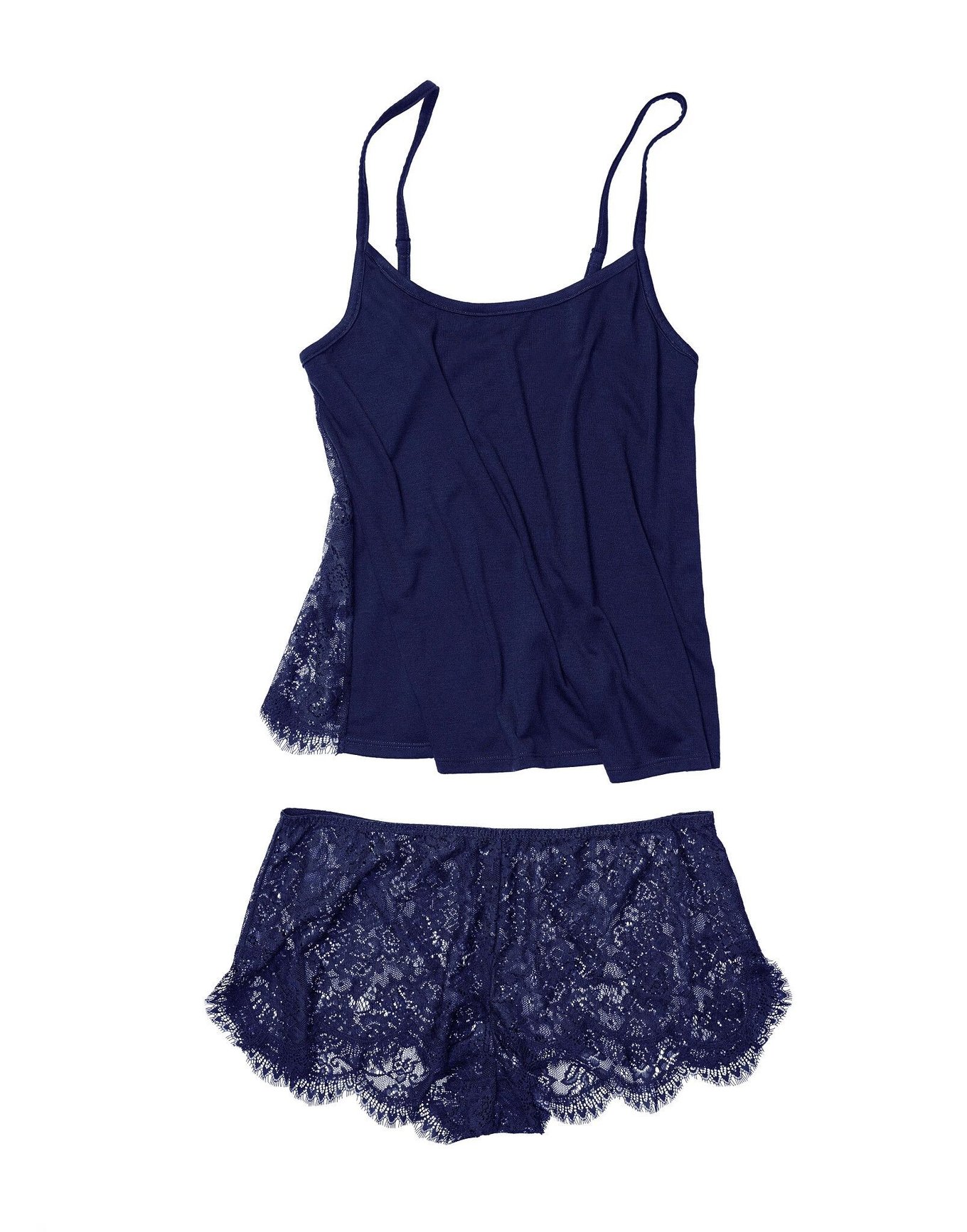 Reign Dark Blue Camisole and Short Set, S | Adore Me