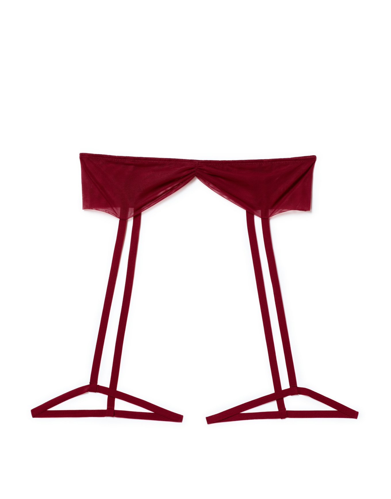 Sofia Dark Red Garter Belt, XS-XL | Adore Me