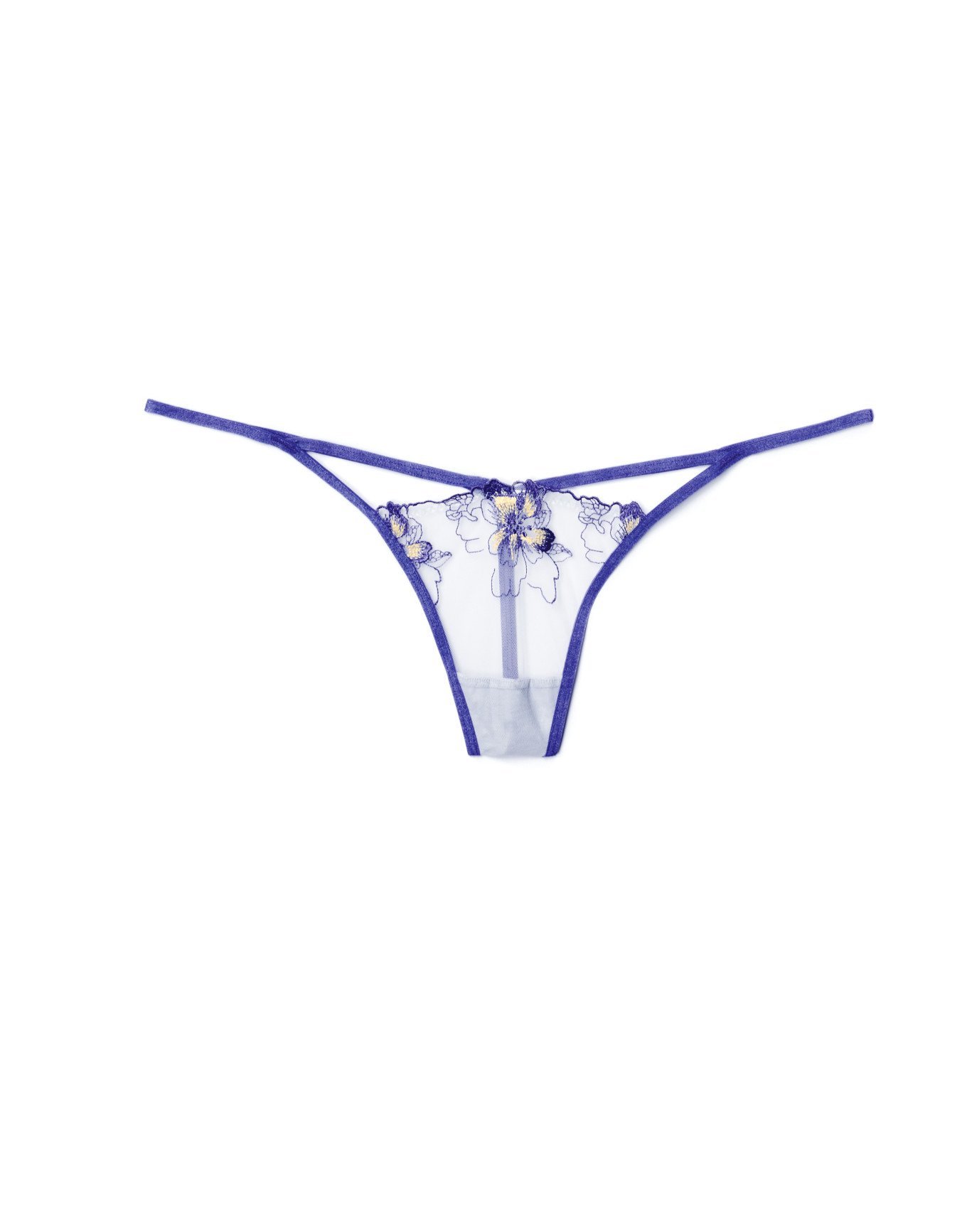 Farah Solo G-String Light Blue Plus High Cut G String, XL-4X | Adore Me