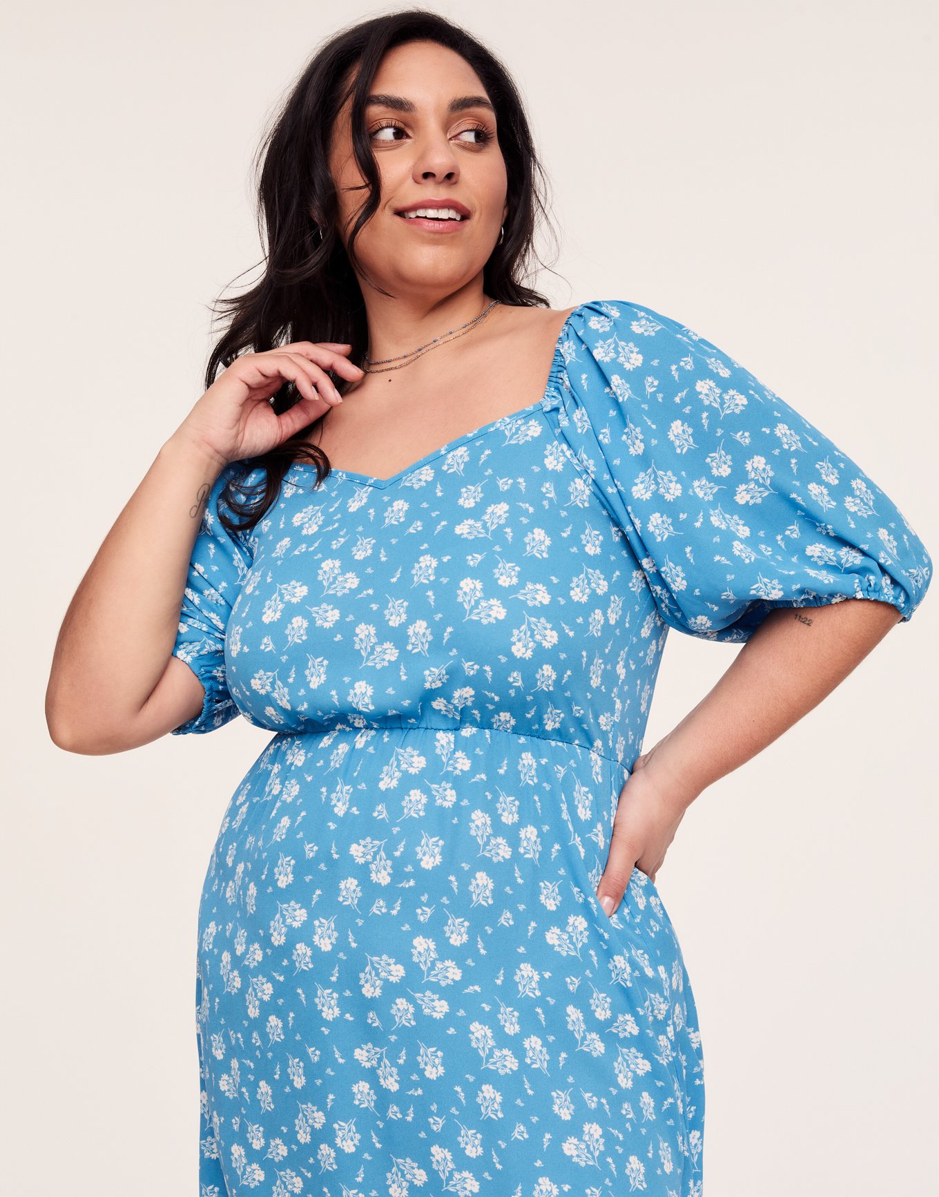 Jojo Dress Blue Fit and Flare dress, XS-XL | Adore Me