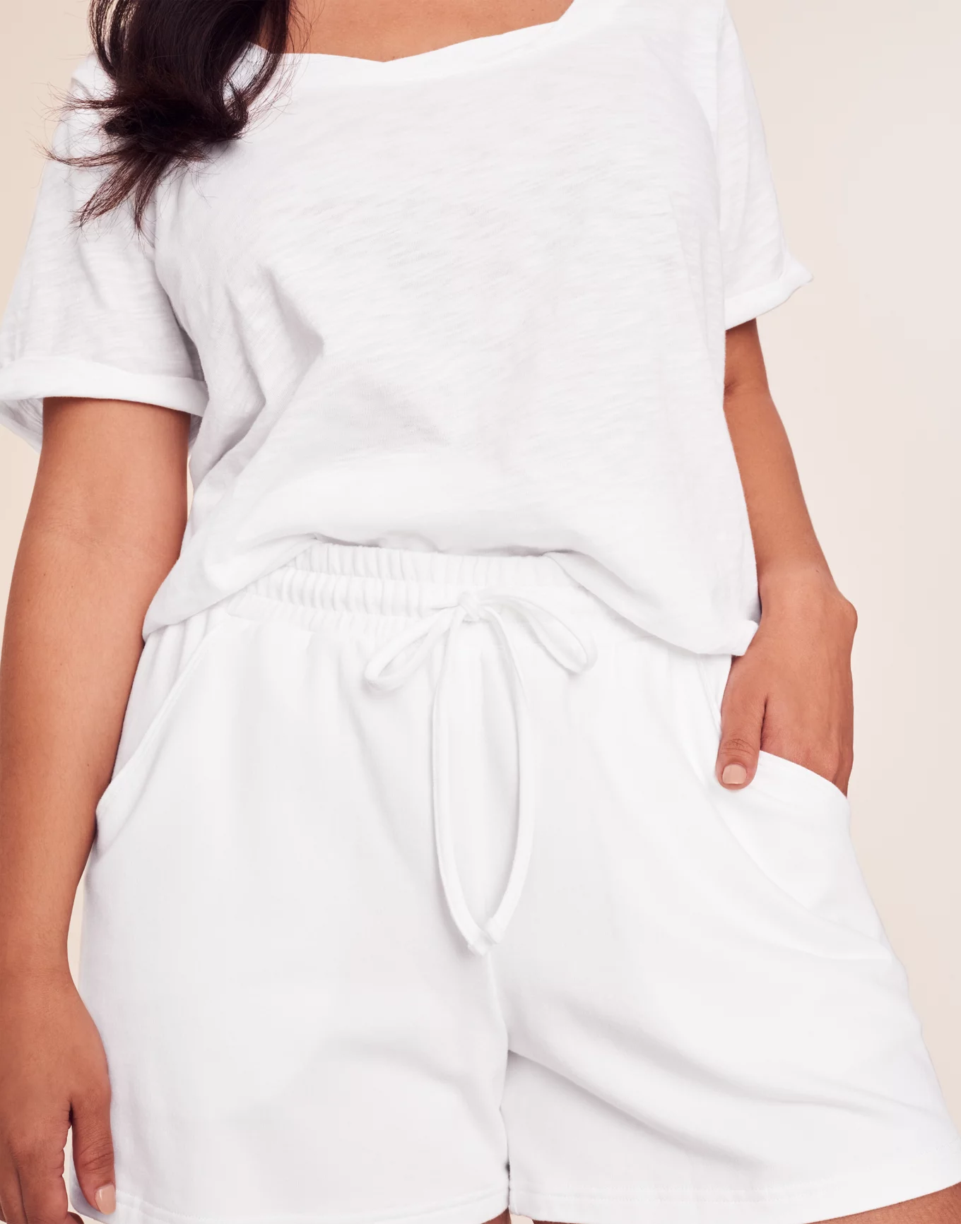 Eden White Shorts, XS-4X | Adore Me