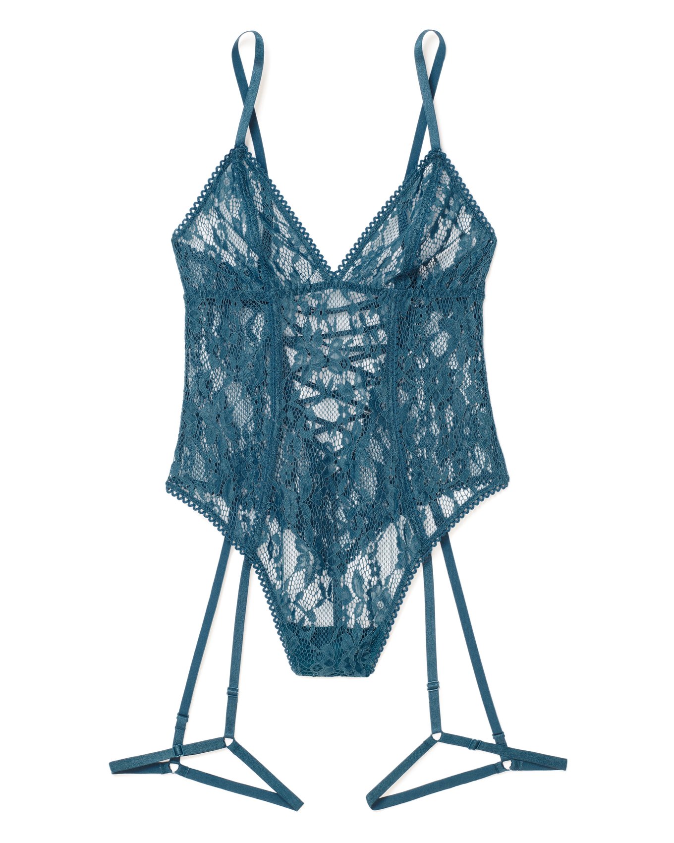 Clarisse Dark Blue Bodysuit | Adore Me