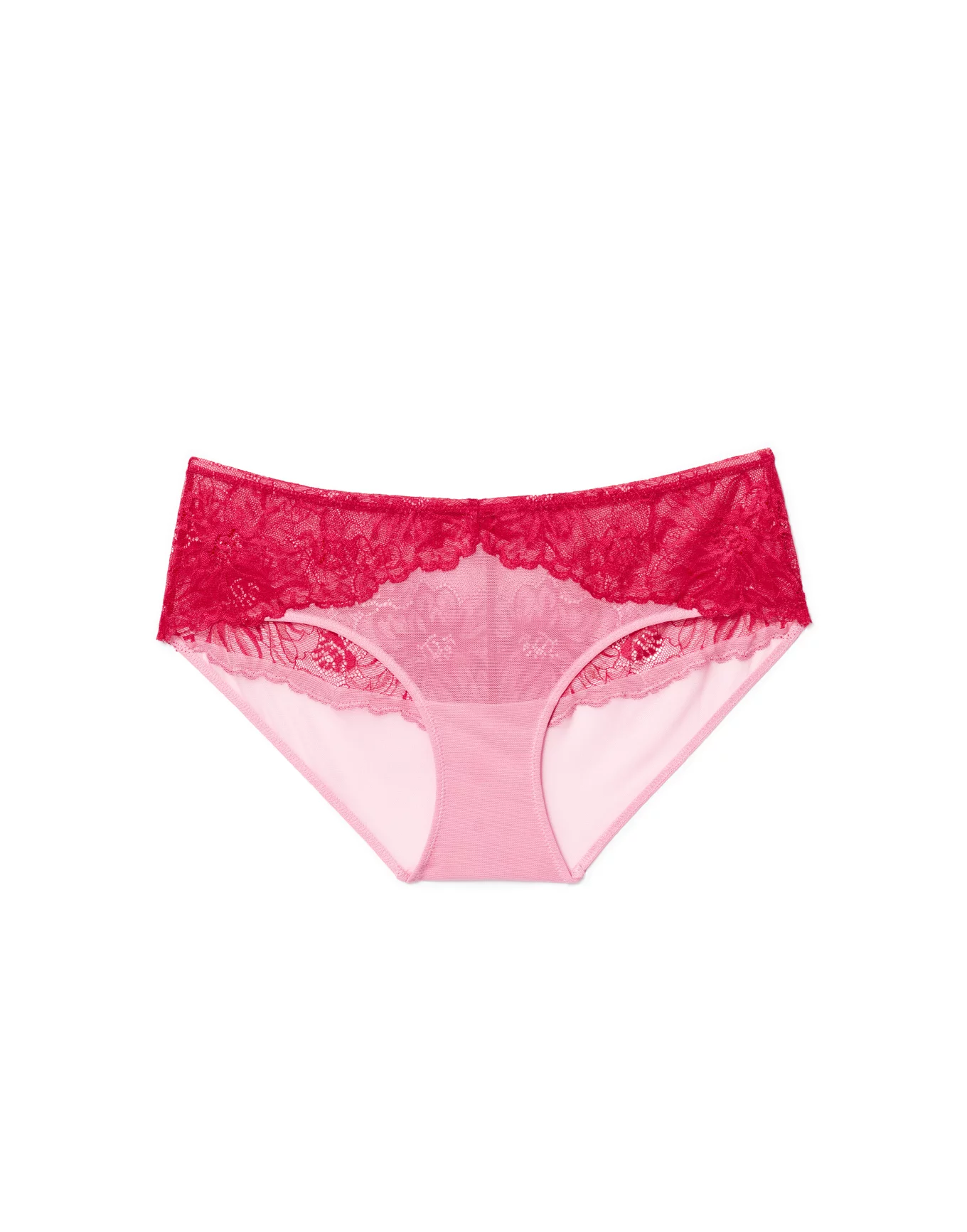 Cyla Medium Pink Hipster Panty, XS-XL | Adore Me