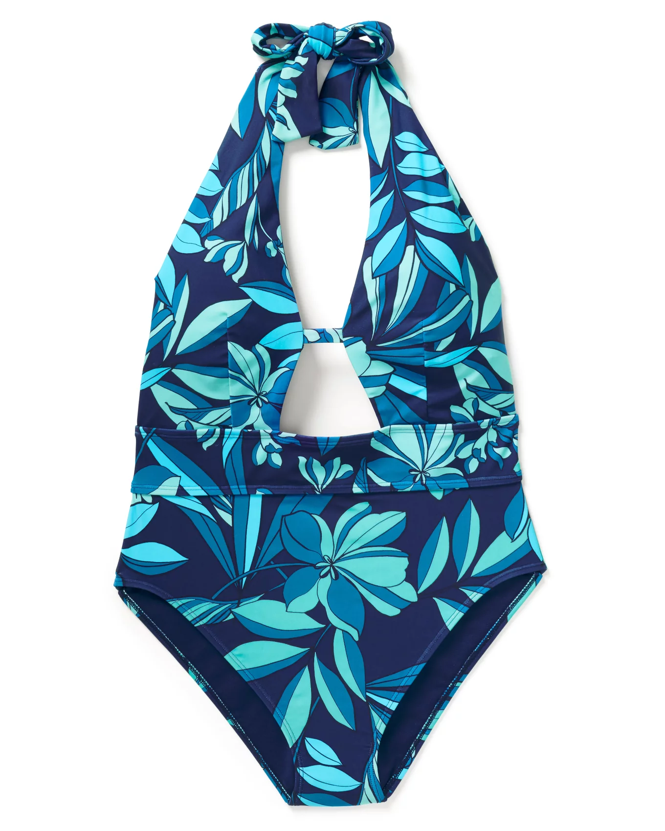 Brinlee Tropical Blue One Piece, XS-S | Adore Me