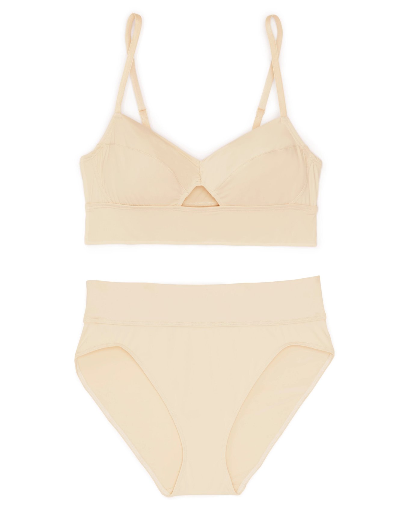 Fatima Light Brown Plus Unlined Demi, XL | Adore Me