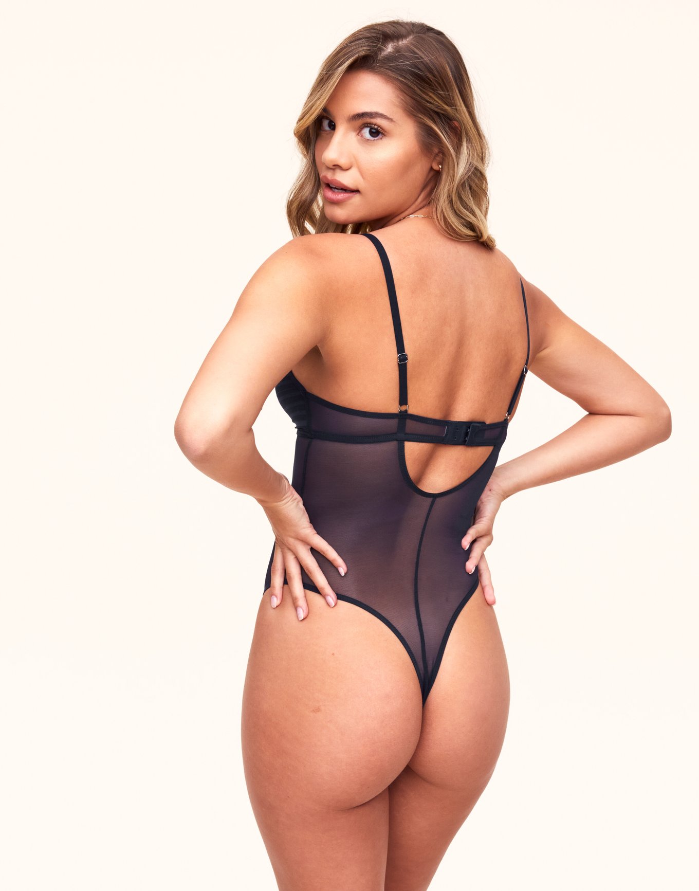 Elloise Dark Blue Bodysuit, XS-XL | Adore Me