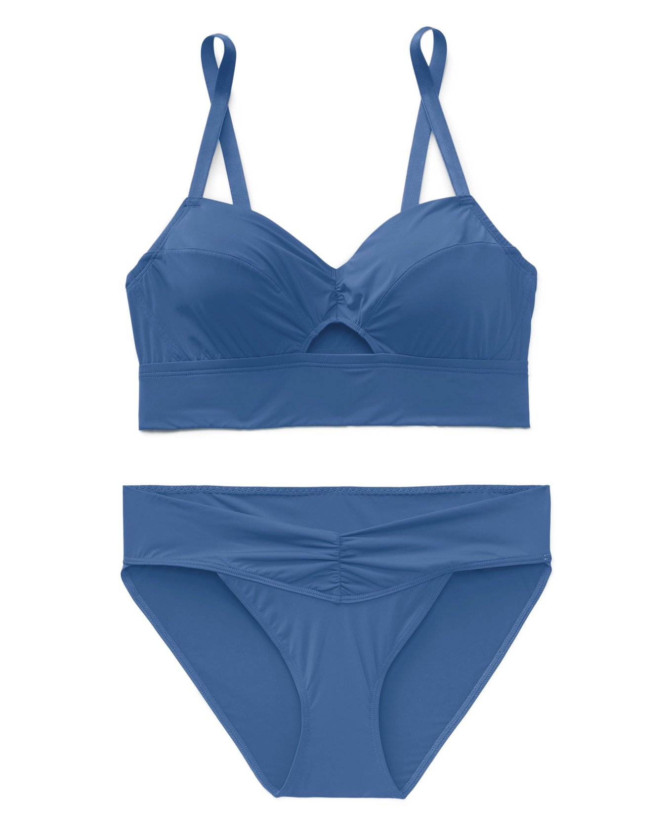 Fatima Dark Blue 2 Unlined Demi, XS-M | Adore Me
