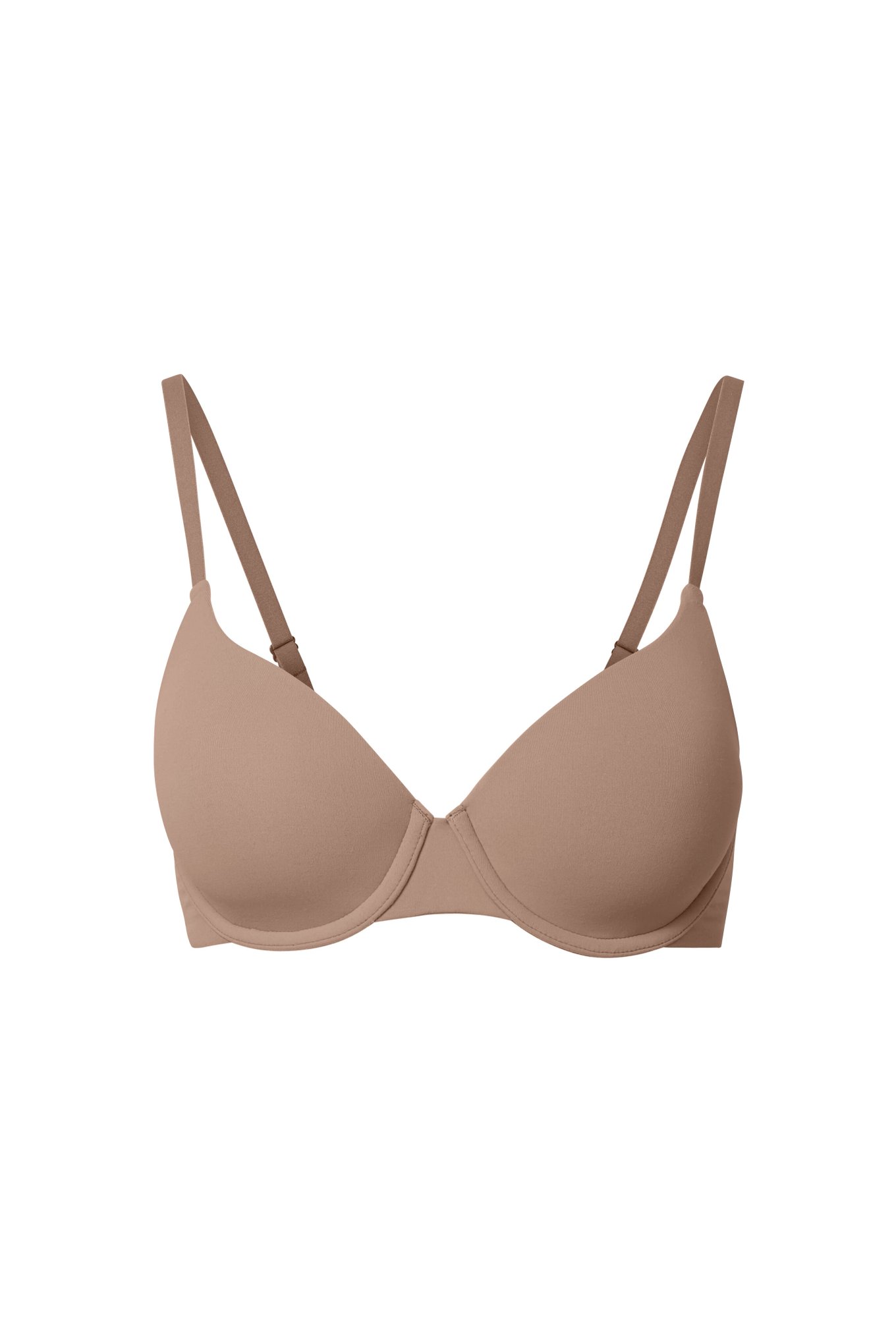 Janelle Medium Beige 4 Underwired T Shirt Bra | Adore Me