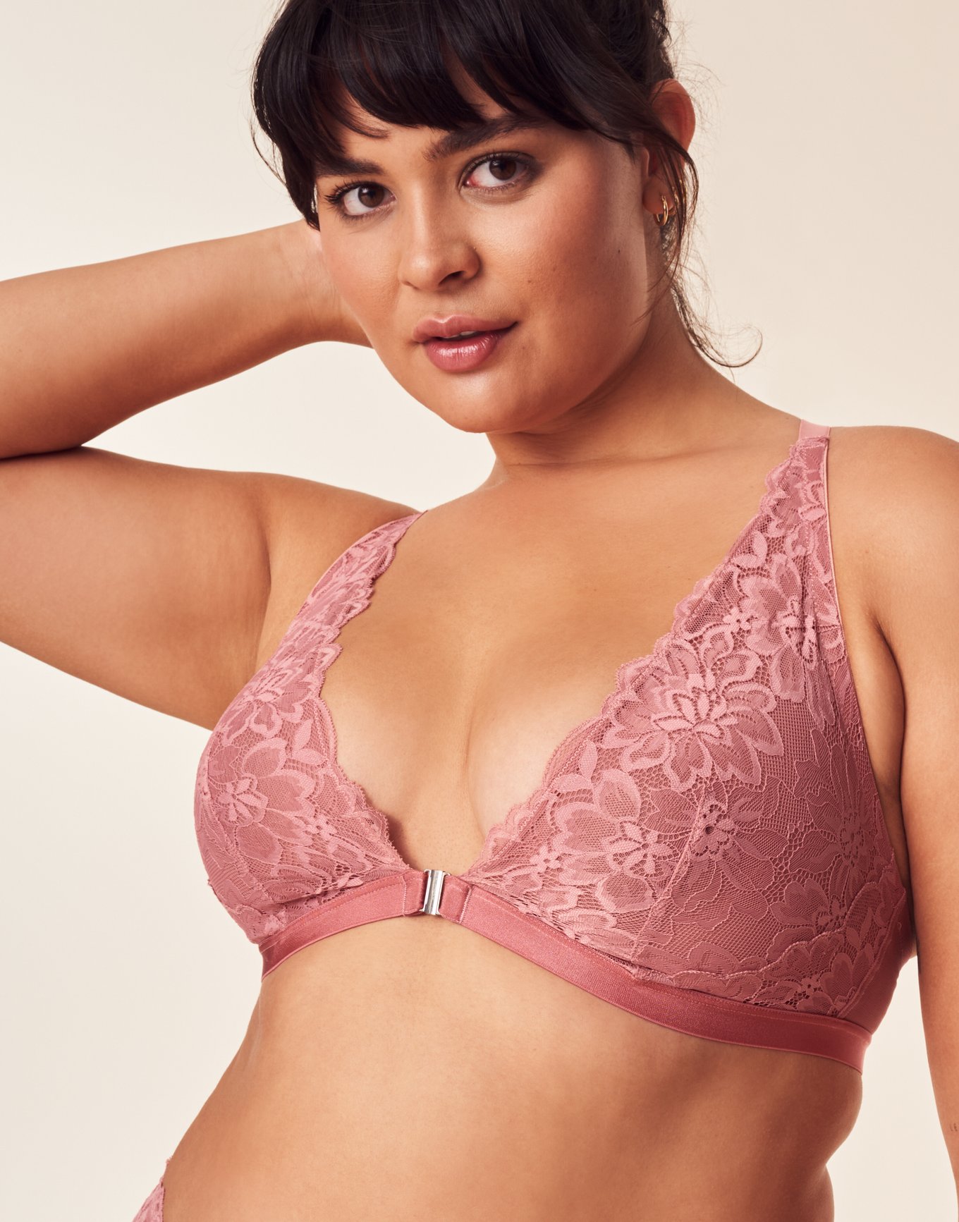 Ronnie Medium Purple Plus Bralette, 2X | Adore Me