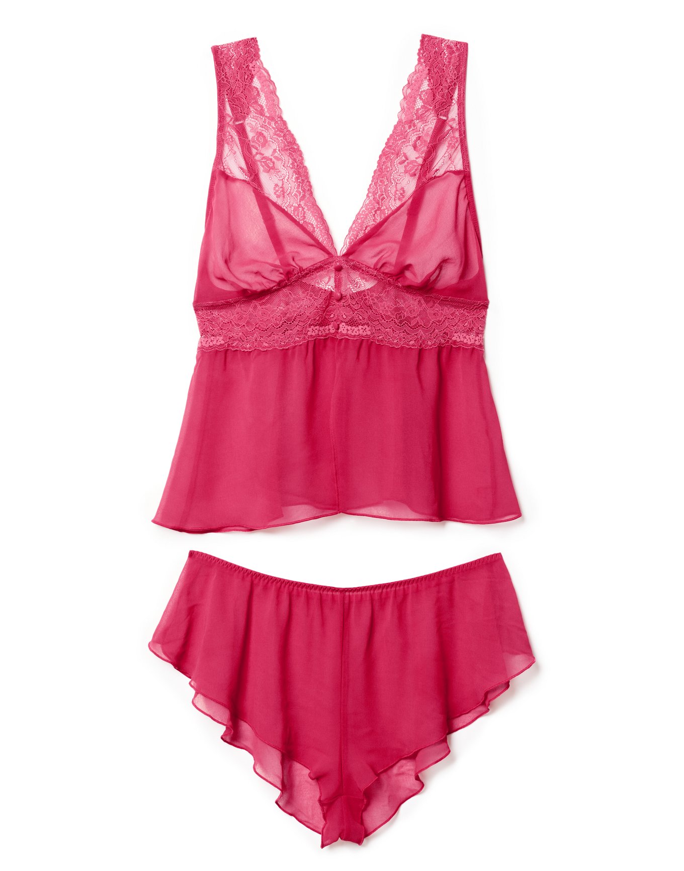 Jocie Dark Pink Camisole and Shorts Set, XS-M | Adore Me