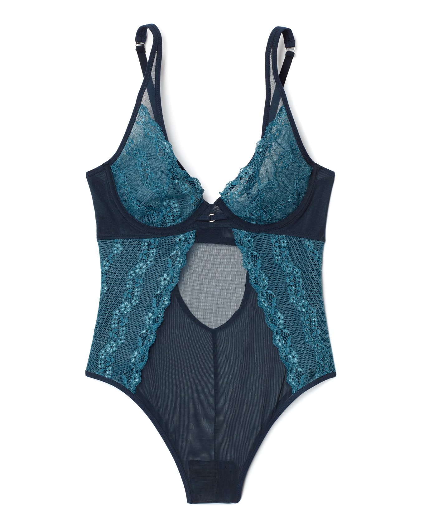Charlotte Dark Blue Bodysuit, 32A-38DD | Adore Me