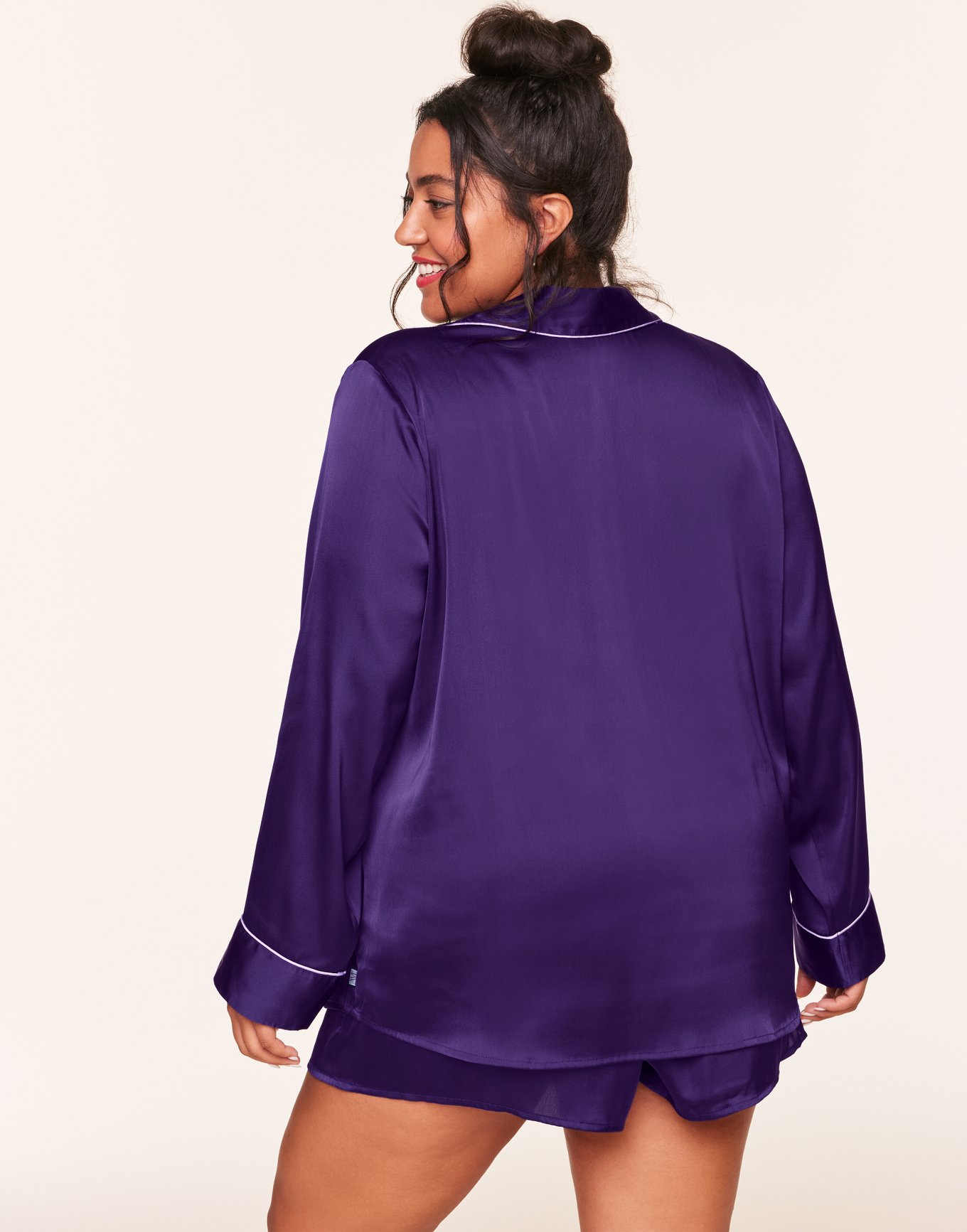 Sammi Dark Purple Plus Pj Set 2x 4x Adore Me