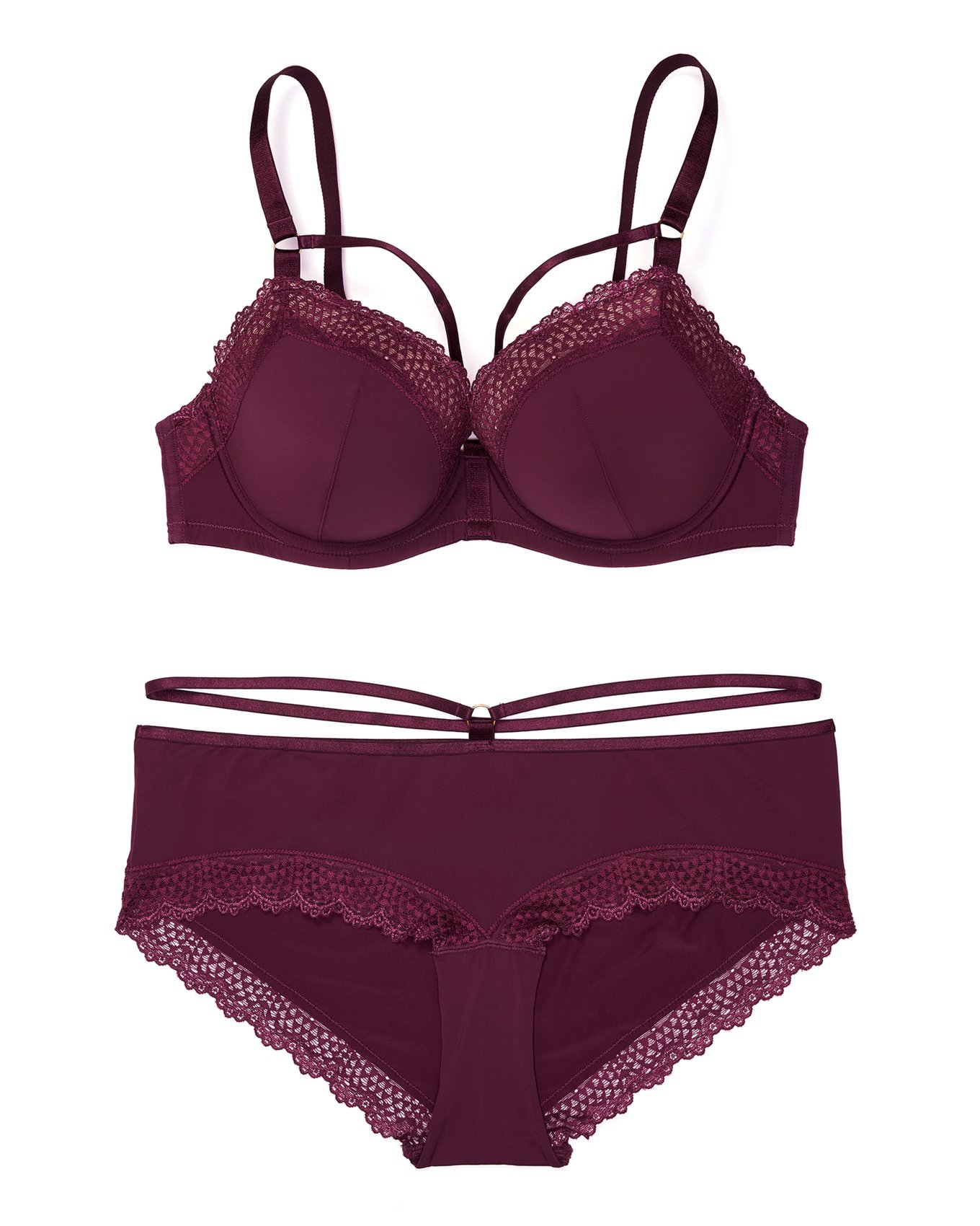 Marca Dark Purple Contour Bra, 38DD-46DDD | Adore Me