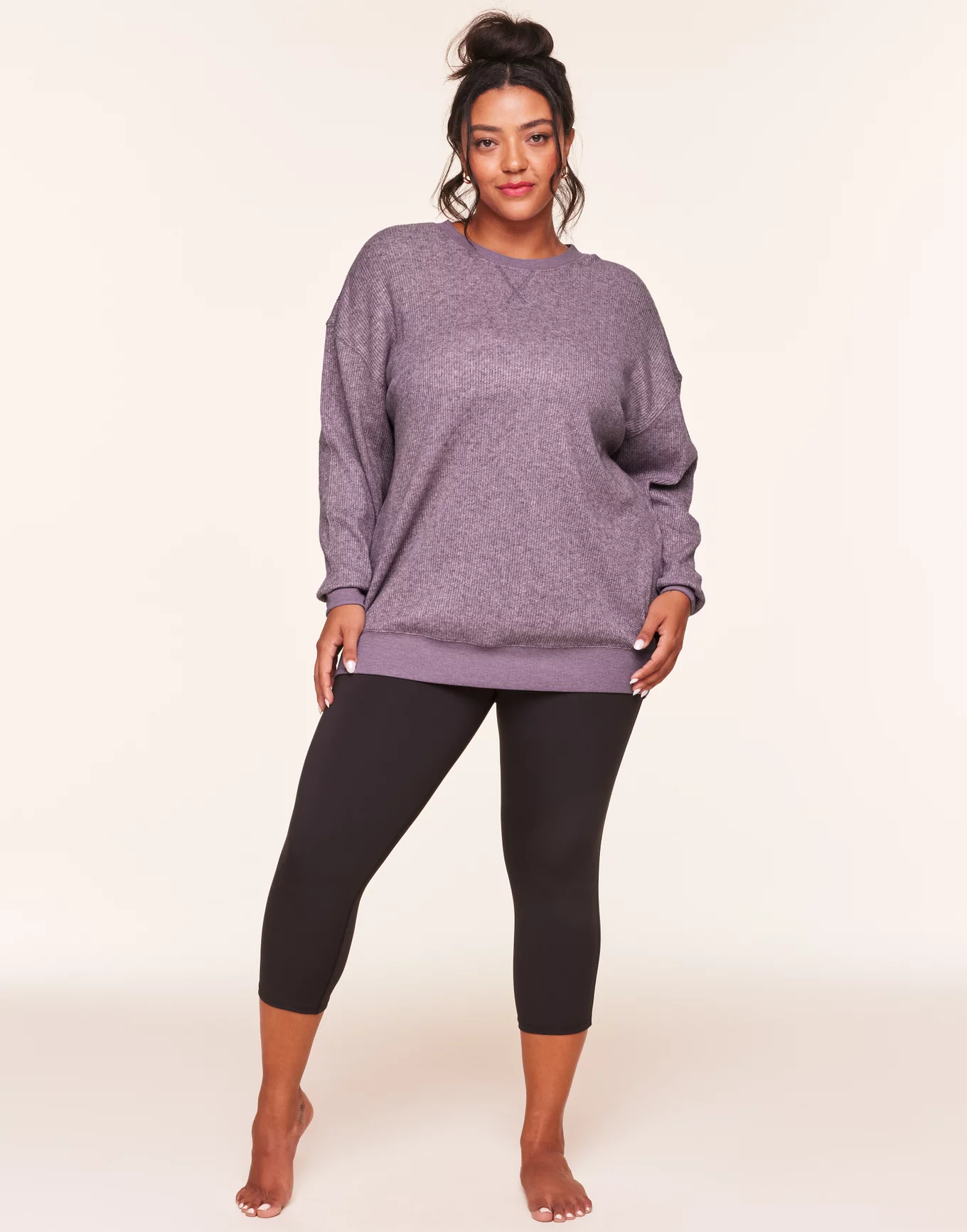 Ritza Dark Purple Sweatshirt, XS-4X | Adore Me