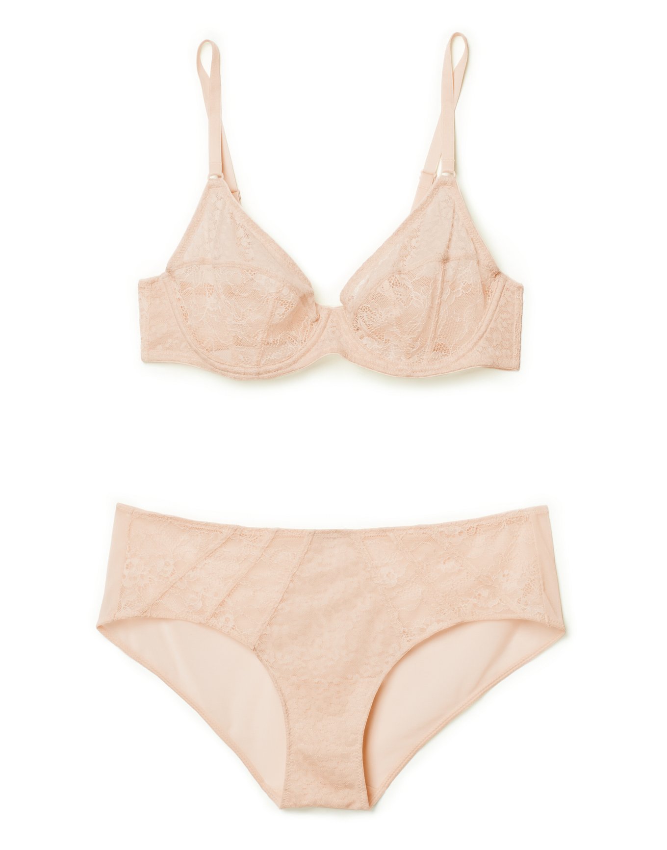 Roxana Light Beige Plus Unlined Demi, 46DD-46DDD | Adore Me Roxana Light Beige Plus Unlined Demi, 46DD-46DDD | Adore Me