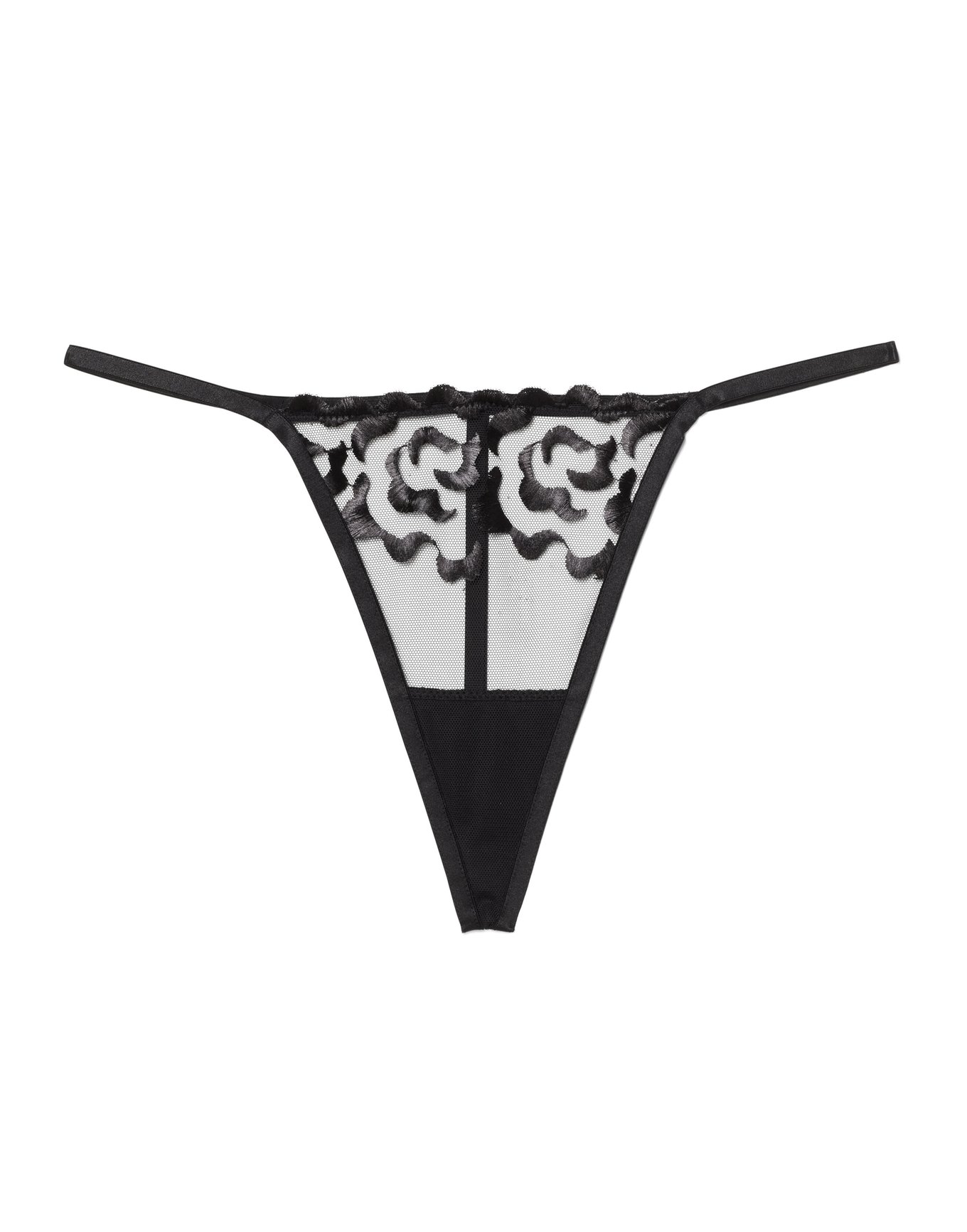 Jestina Black G-String Panty, XS-4X | Adore Me