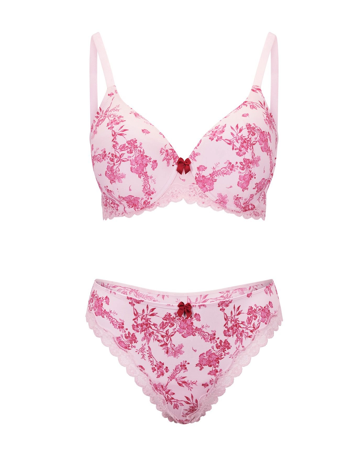 Nare Floral Pink 8 Plus Contour Full Coverage, 40DD-42DDD | Adore Me