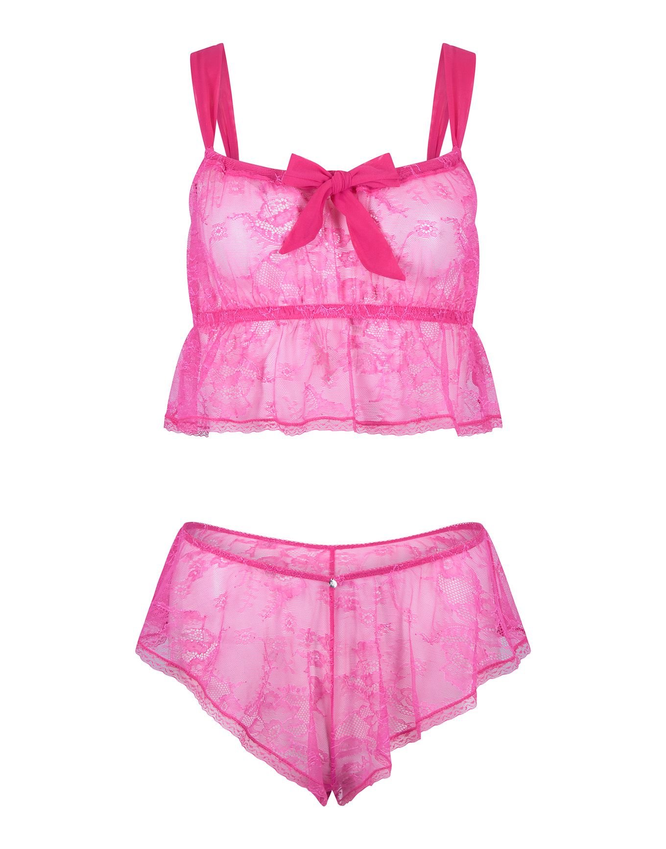 Lauretta Dark Pink Cami And Short Set Xs Xl Adore Me