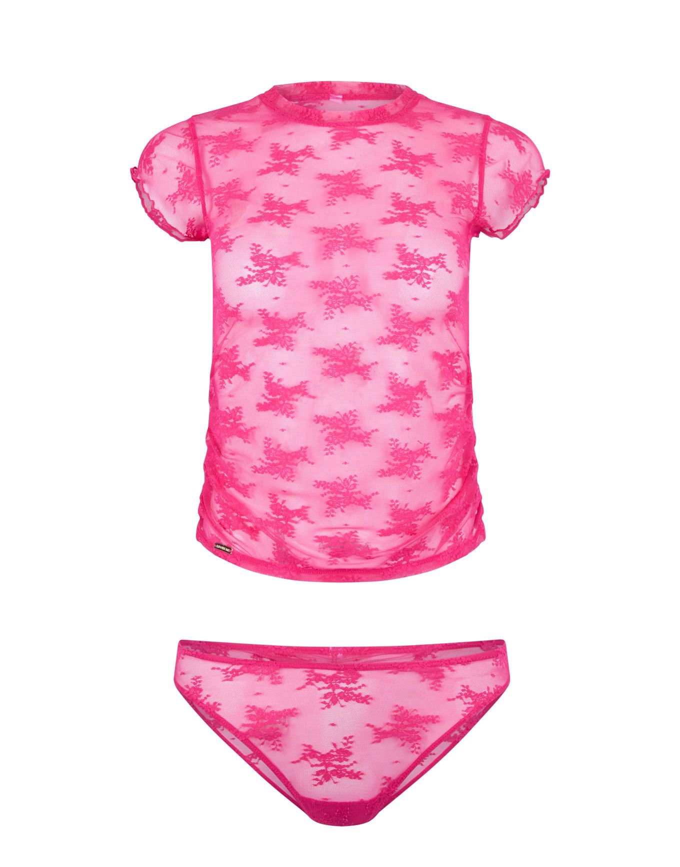 Shirra Dark Pink Shirt Set, XS-4X | Adore Me