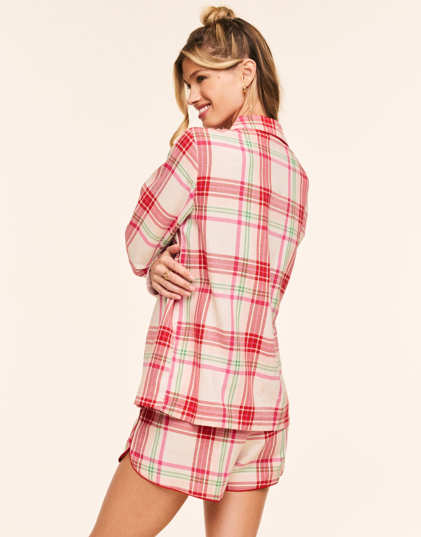 Cecelia Plaid Red PJ Set, XS-4X | Adore Me