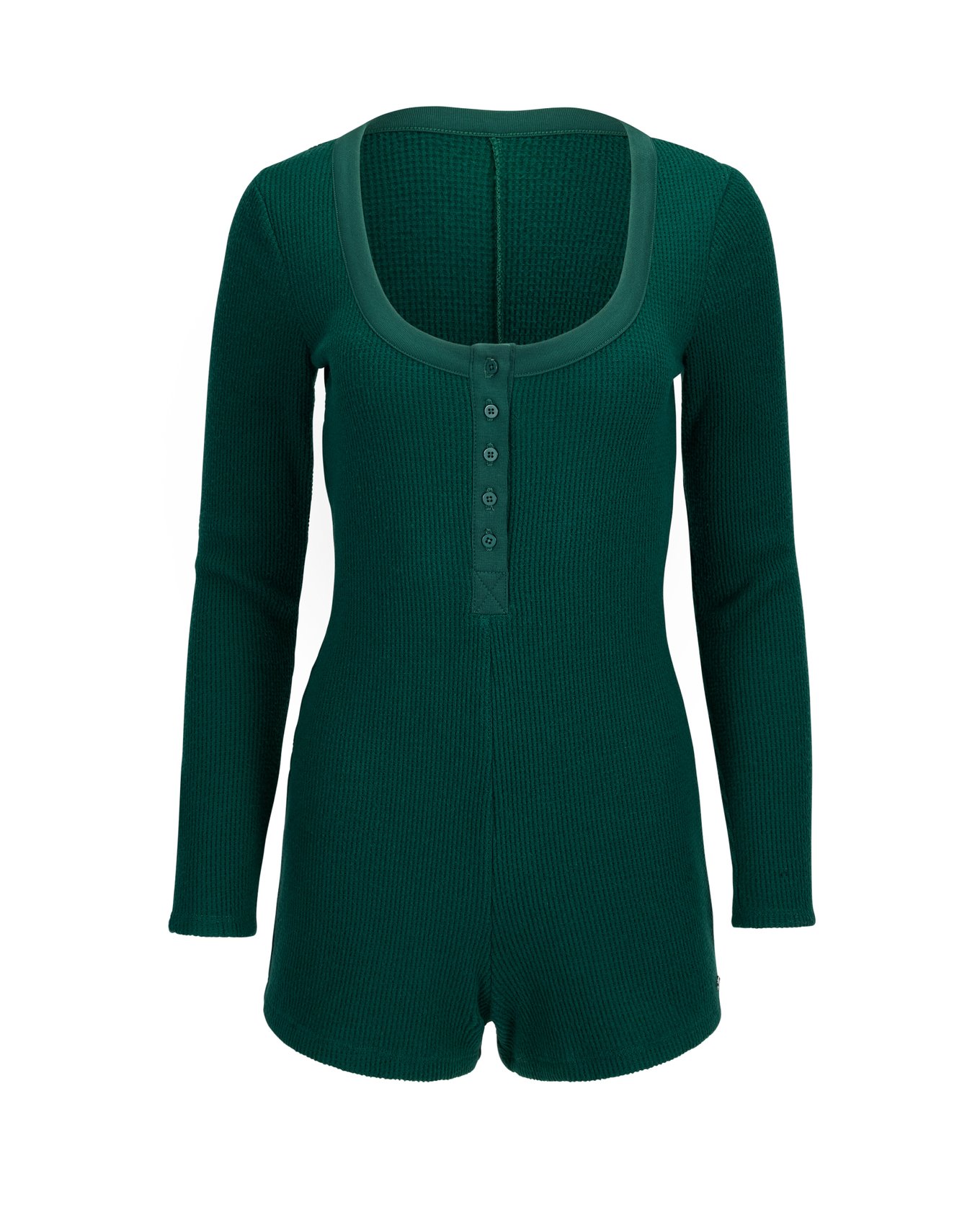 Dawn Dark Green Romper | Adore Me