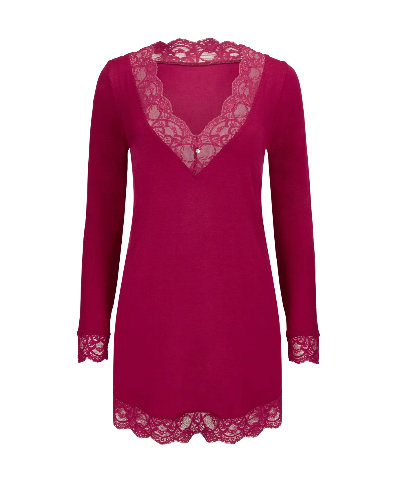 Hasina Dark Red Sleepshirt, XS-4X | Adore Me